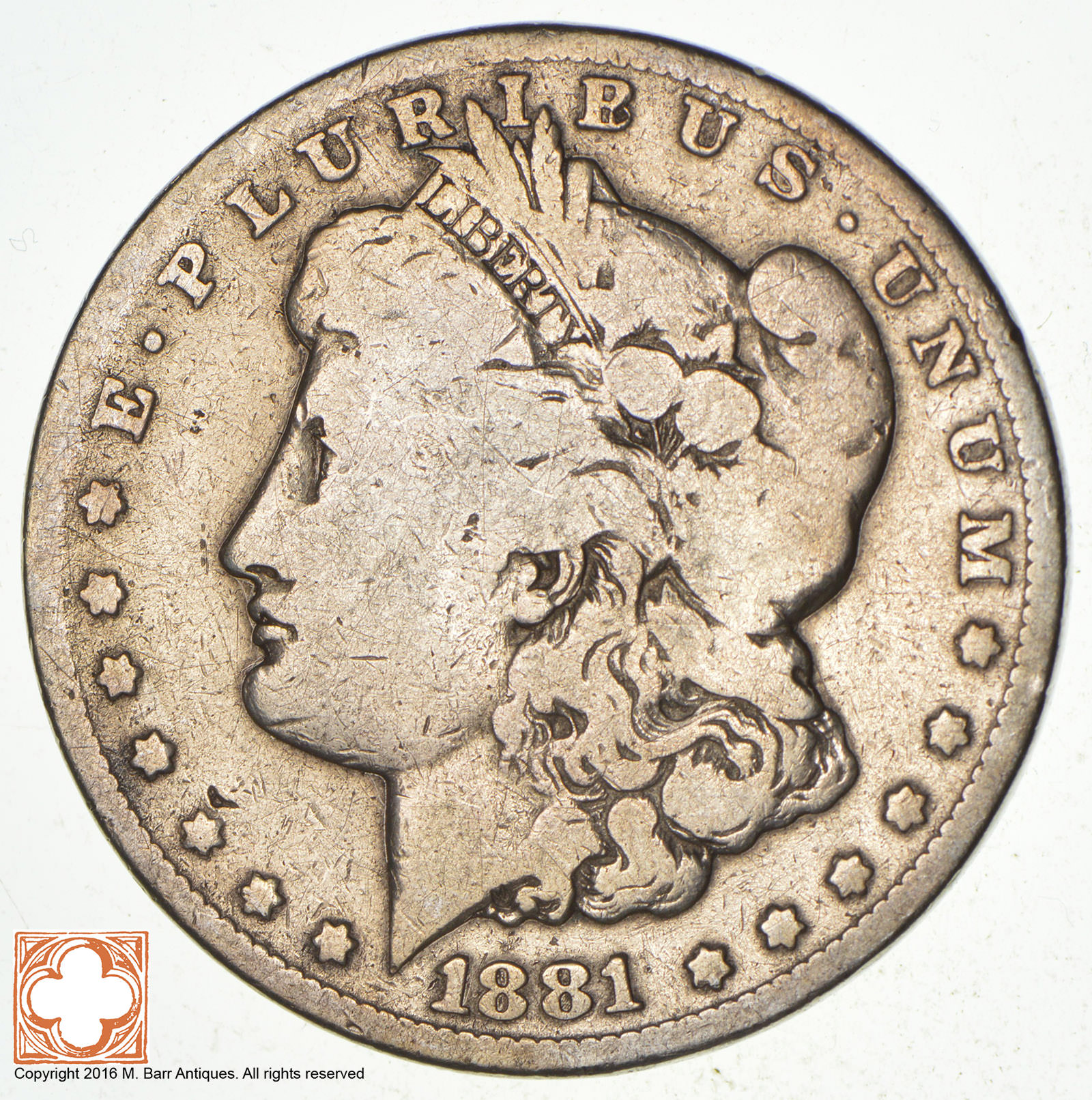 Carson City - 1881-CC Morgan Silver Dollar - RARE Historic Coin ...