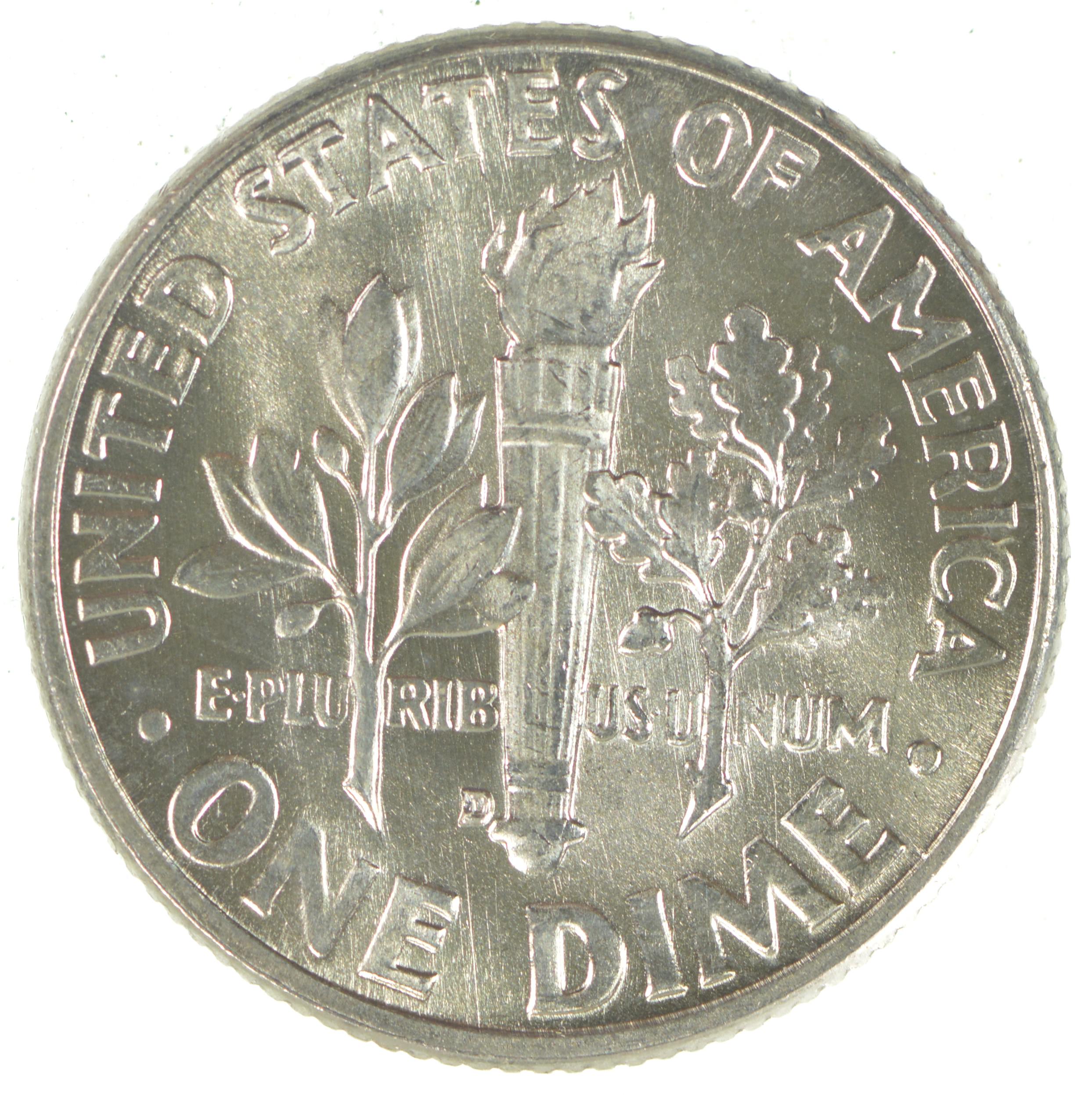 Ch Unc 1960-D Roosevelt 90% Silver United States Dime | Property Room