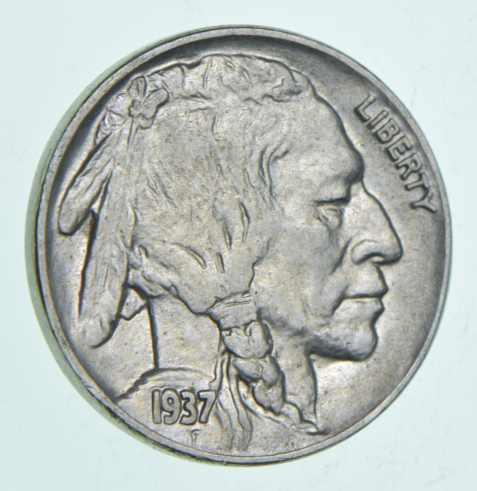 Choice AU/Unc - 1937 - Buffalo Indian Nickel - Dripping with Luster ...