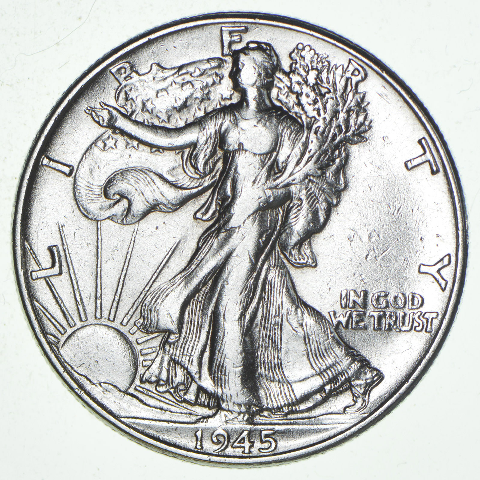 Choice Better Grade 1945 Walking Liberty Half Dollar - 90% Pure Silver ...