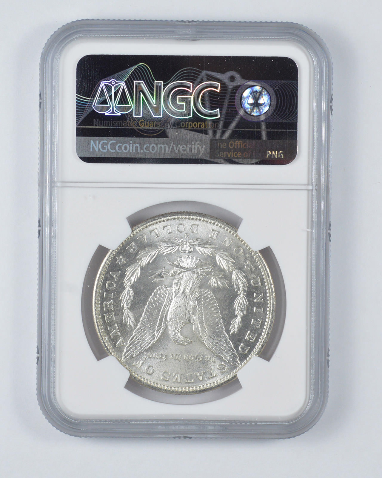Choice Unc 1882-S Morgan Silver Dollar - Graded NGC - MS-63 | Property Room