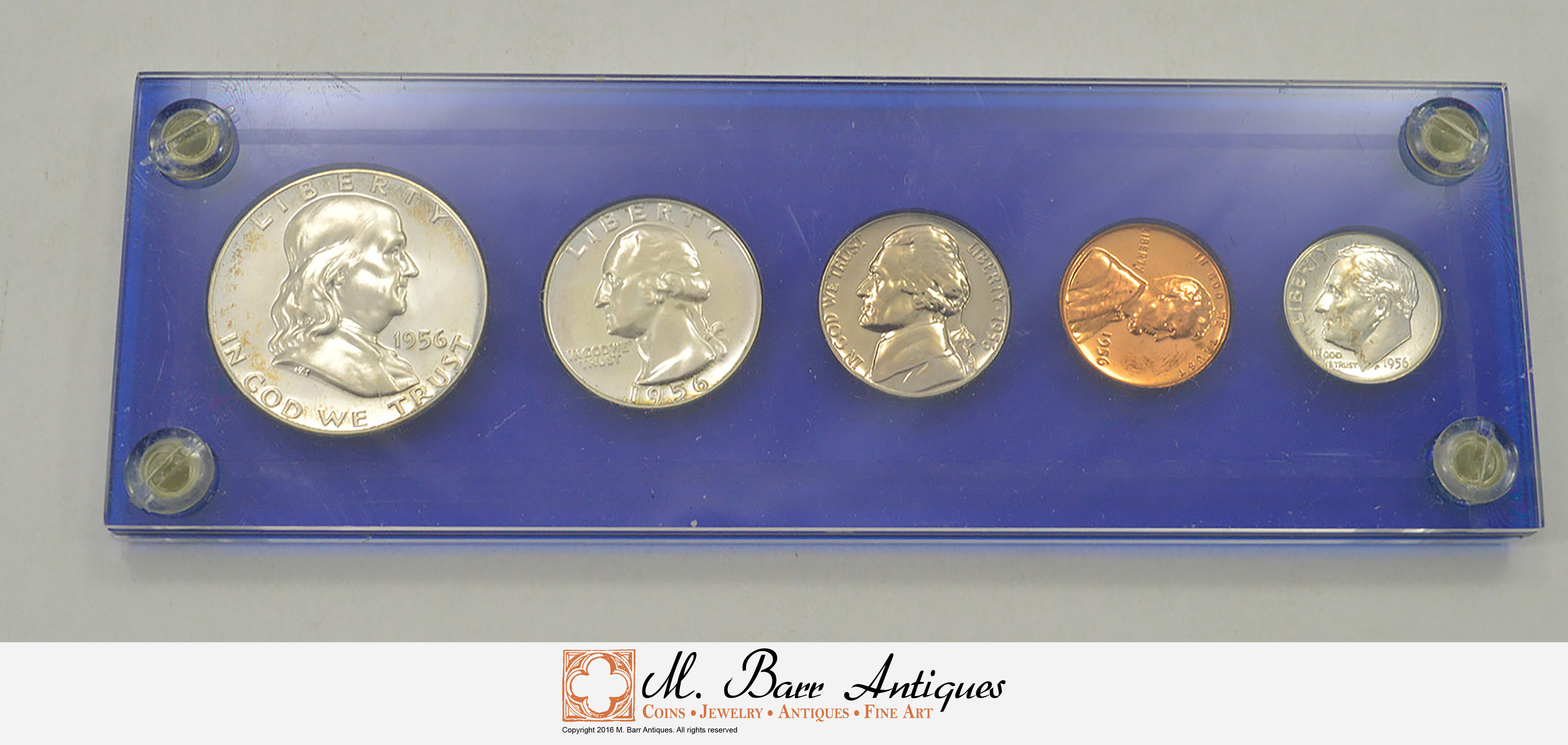 Choice Unc - 1956 - Mint State Coin Set Stunning! | Property Room