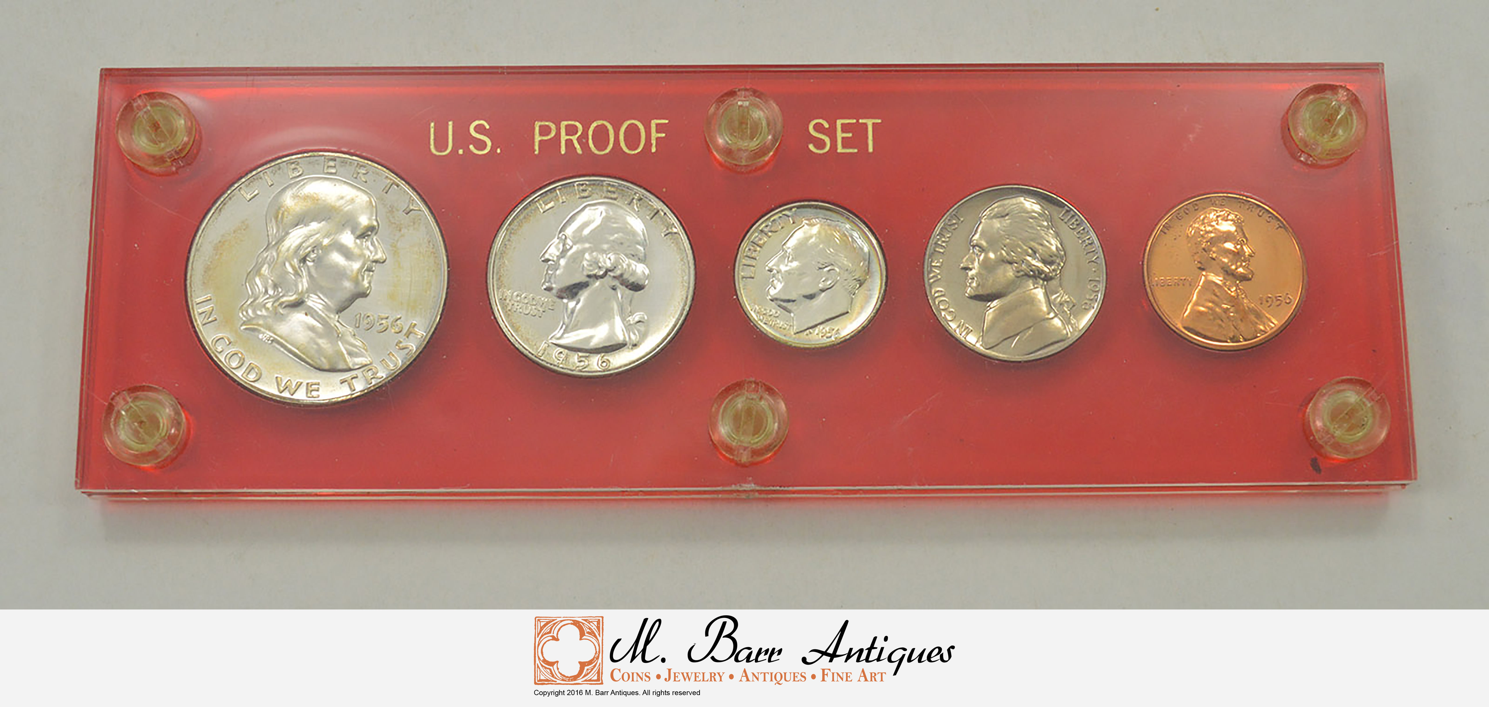 Choice Unc - 1956 - Mint State Coin Set Stunning! | Property Room