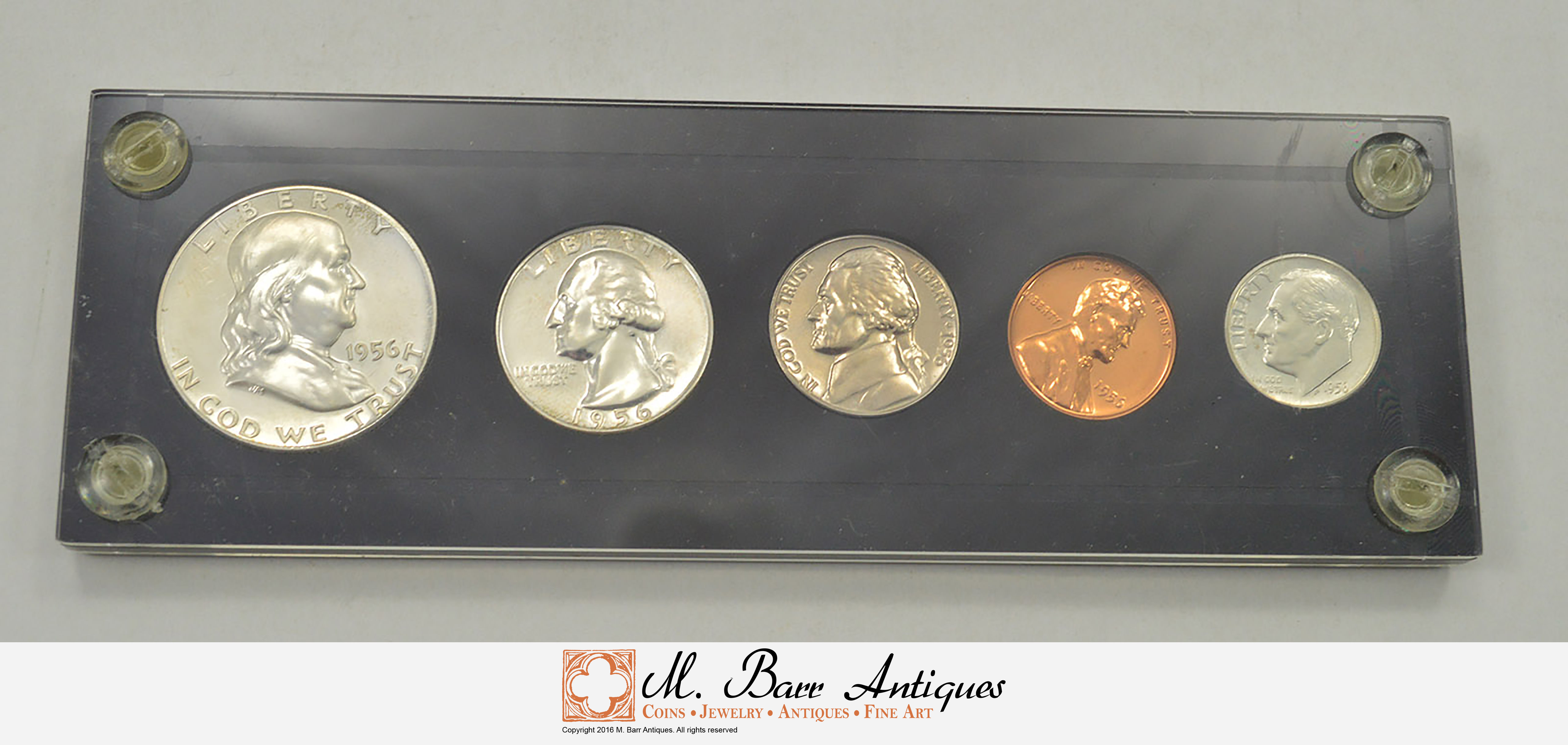 Choice Unc - 1956 - Mint State Coin Set Stunning! | Property Room