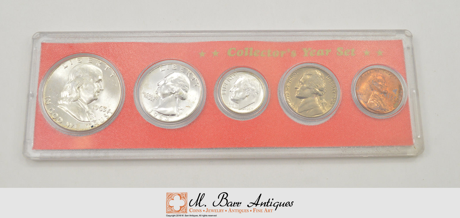 Choice Unc - 1963 - Mint State Coin Set Stunning! | Property Room