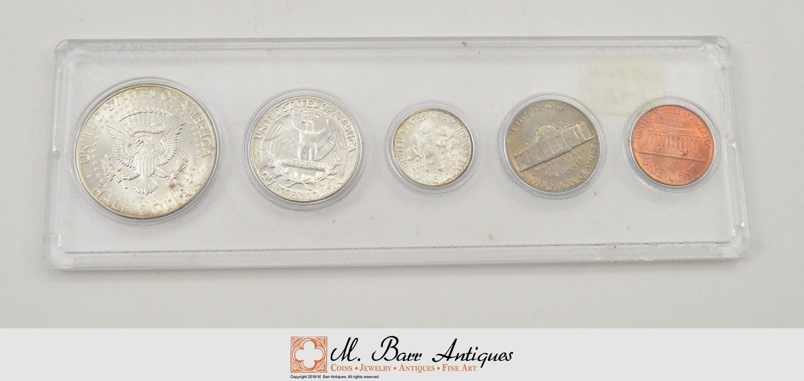 Choice Unc - 1964 - Mint State Coin Set Stunning! | Property Room