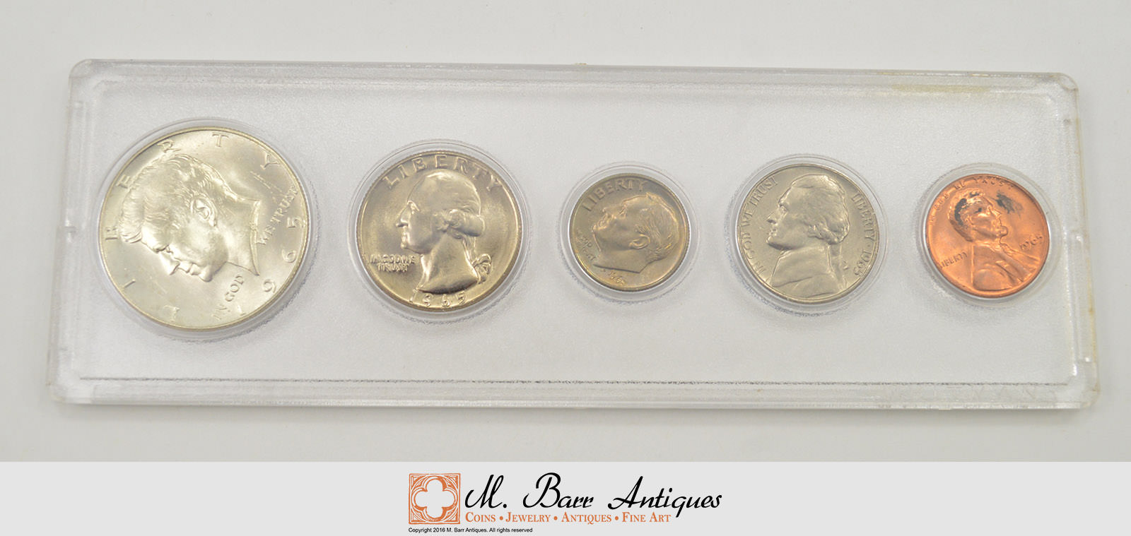 Choice Unc - 1965 - Mint State Coin Set Stunning! | Property Room