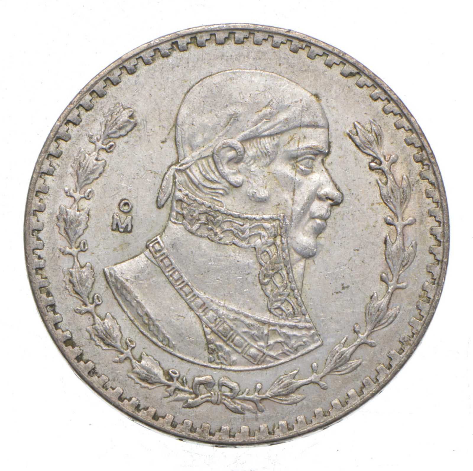 Choice Uncirculated - 1963 Mexico Mexican Un Peso Silver Coin - LARGE ...