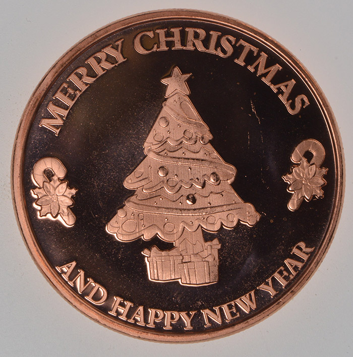 Christmas Tree - New Years - Holiday Series - 1 Oz .999 Fine Copper ...