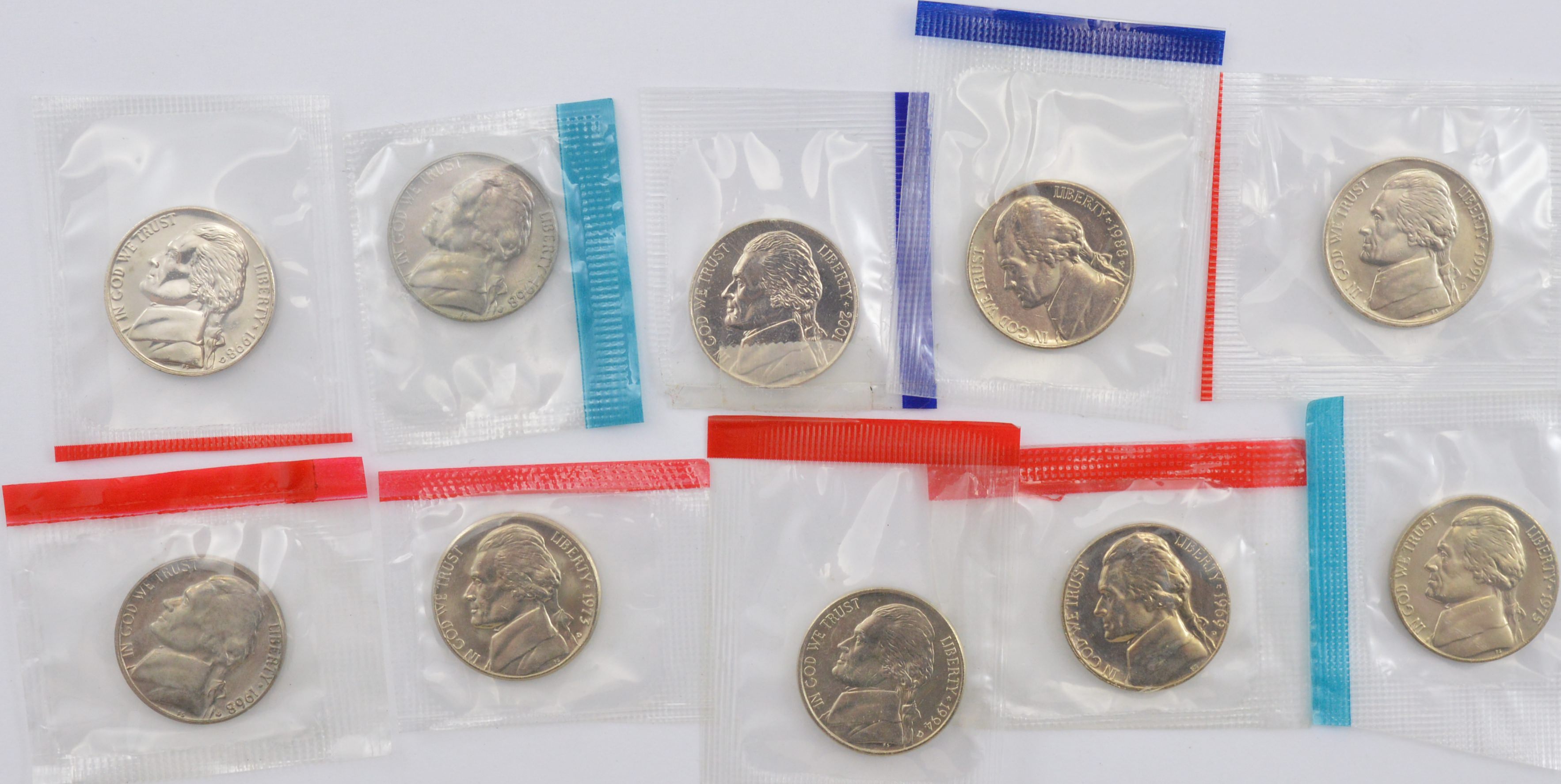 Coin Lot of 10 Jefferson Nickel - Great Collection! | Property Room