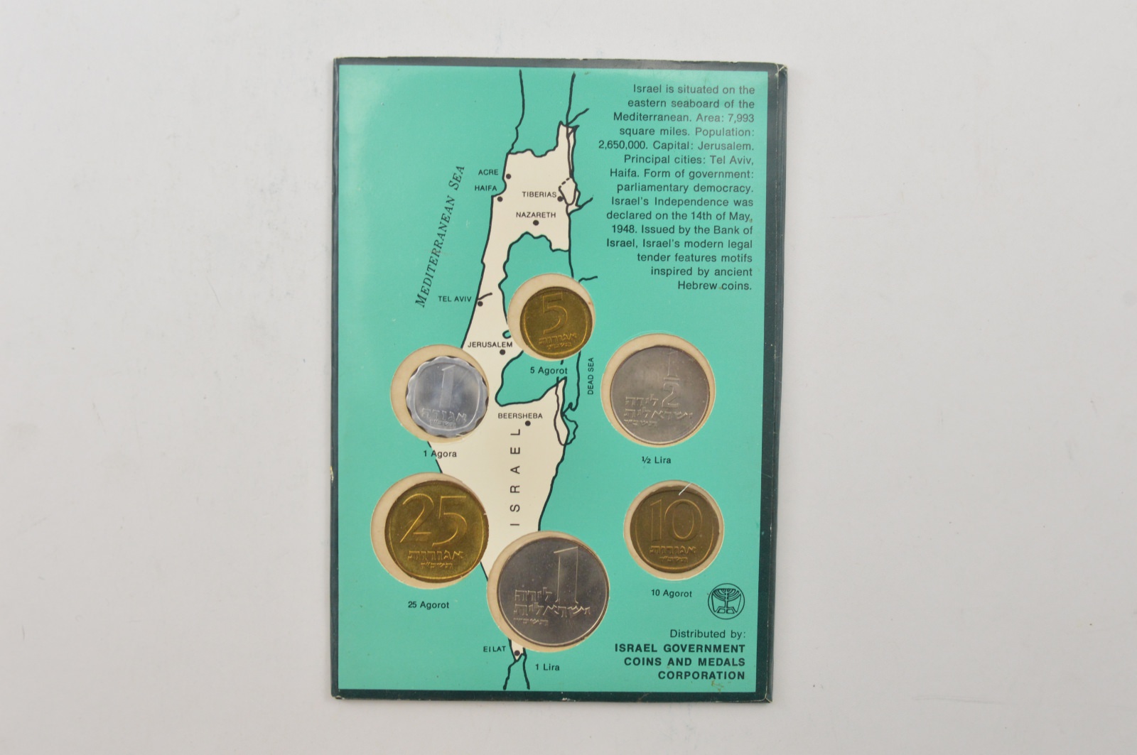 Coins Of Israel - 1967 Jerusalem Specimen - World Coin Set | Property Room