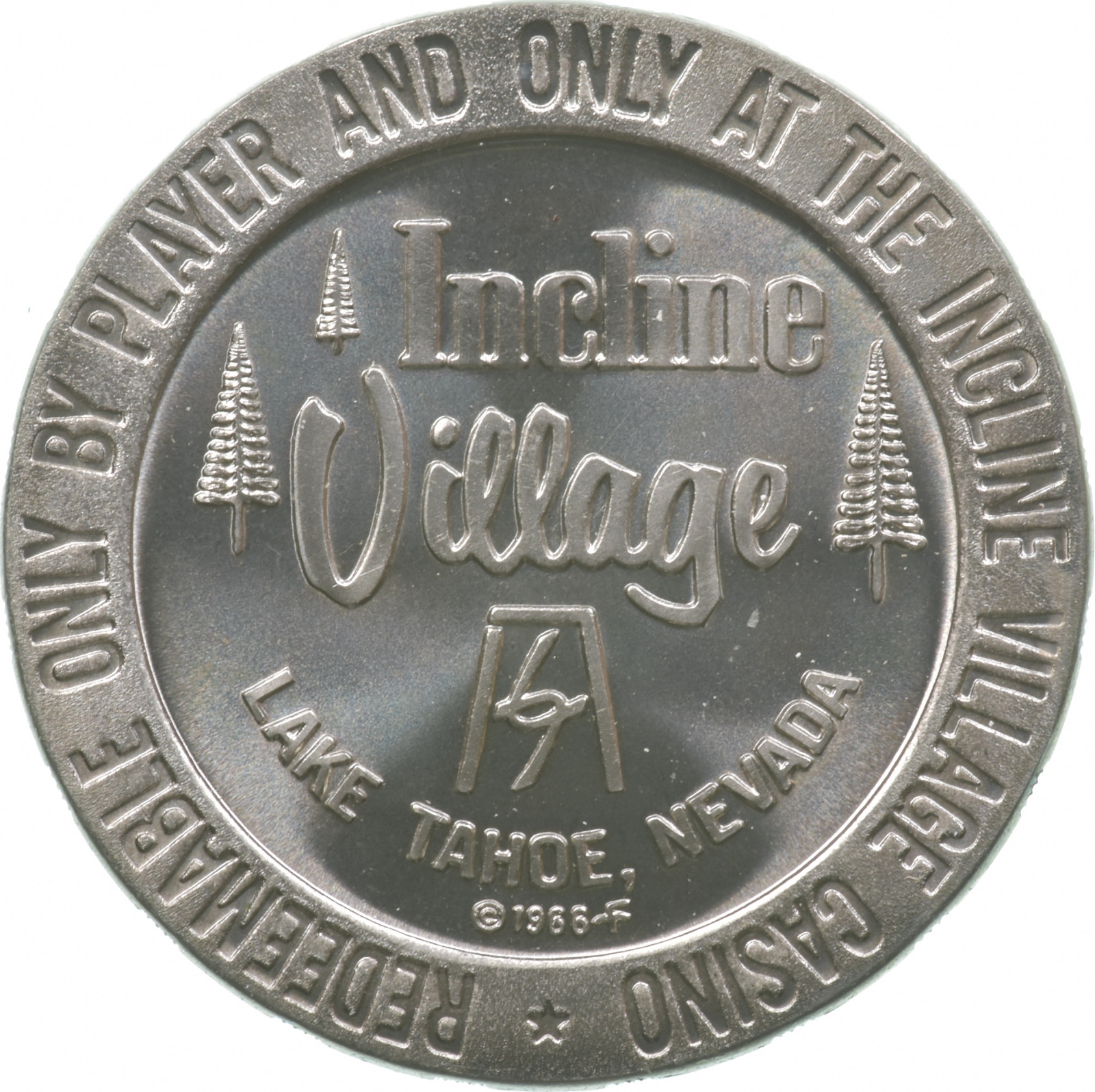 Collectible $1 Incline Village Casino Souvenir Chip 1960's Vintage ...