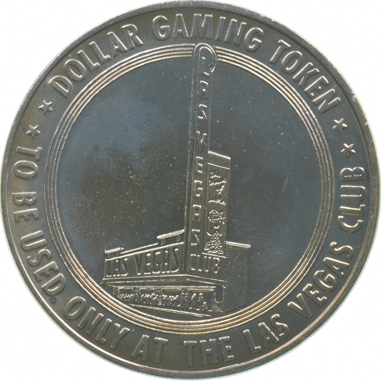 Collectible $1 Las Vegas Club Casino Souvenir Chip 1960's Vintage Token ...