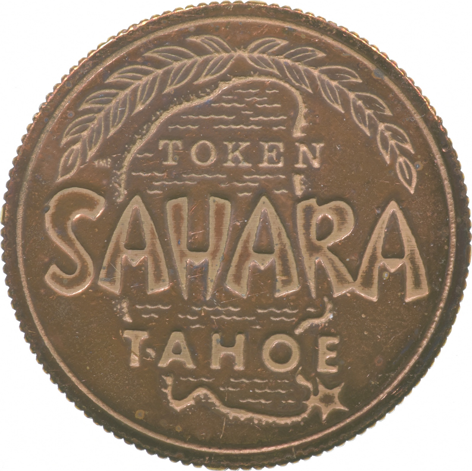 Collectible 1 Token - Sahara Tahoe Casino Souvenir Chip 1960's Vintage ...