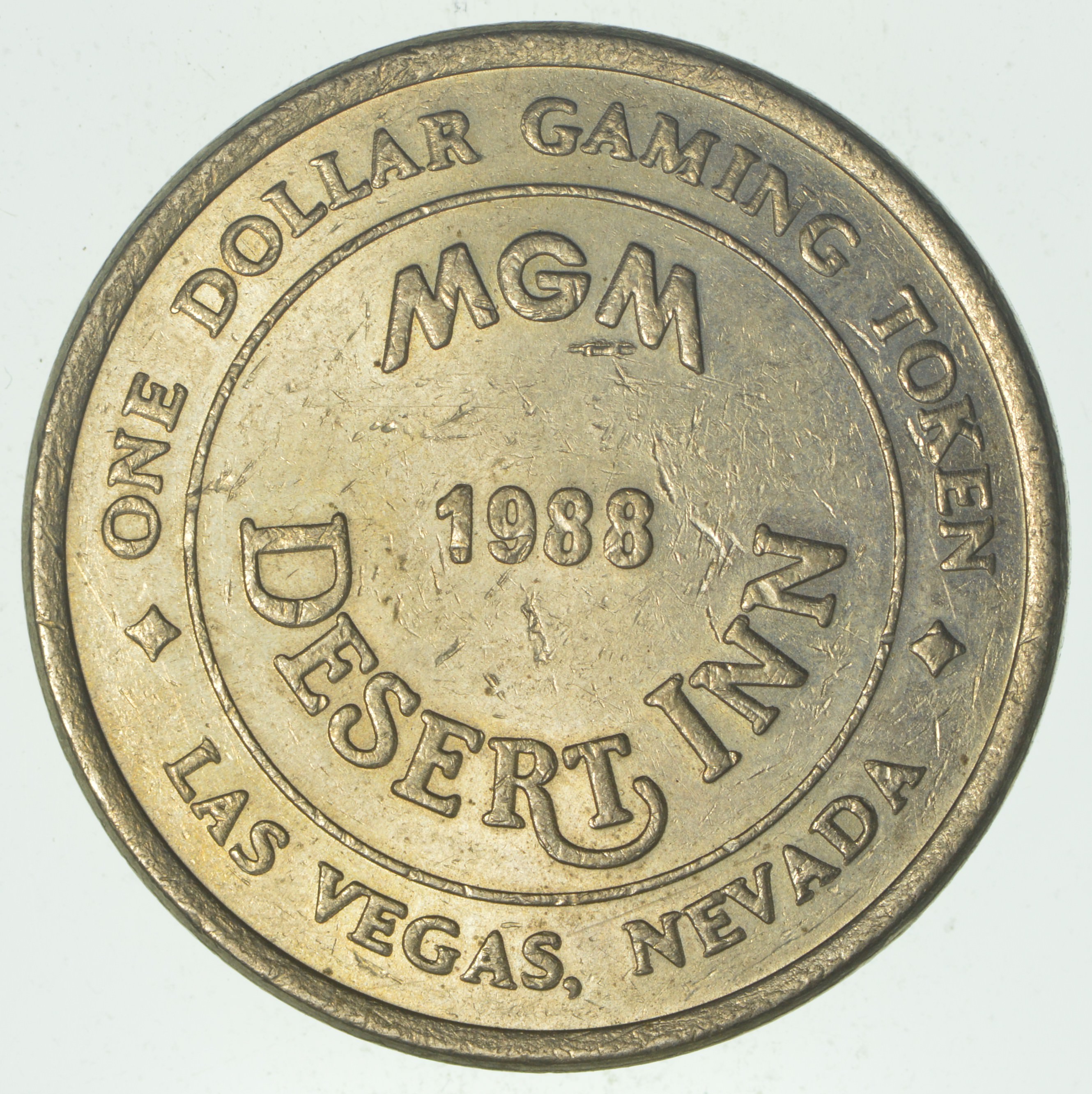 Collectible MGM Desert Inn Casino Souvenir Token/Chip | Property Room