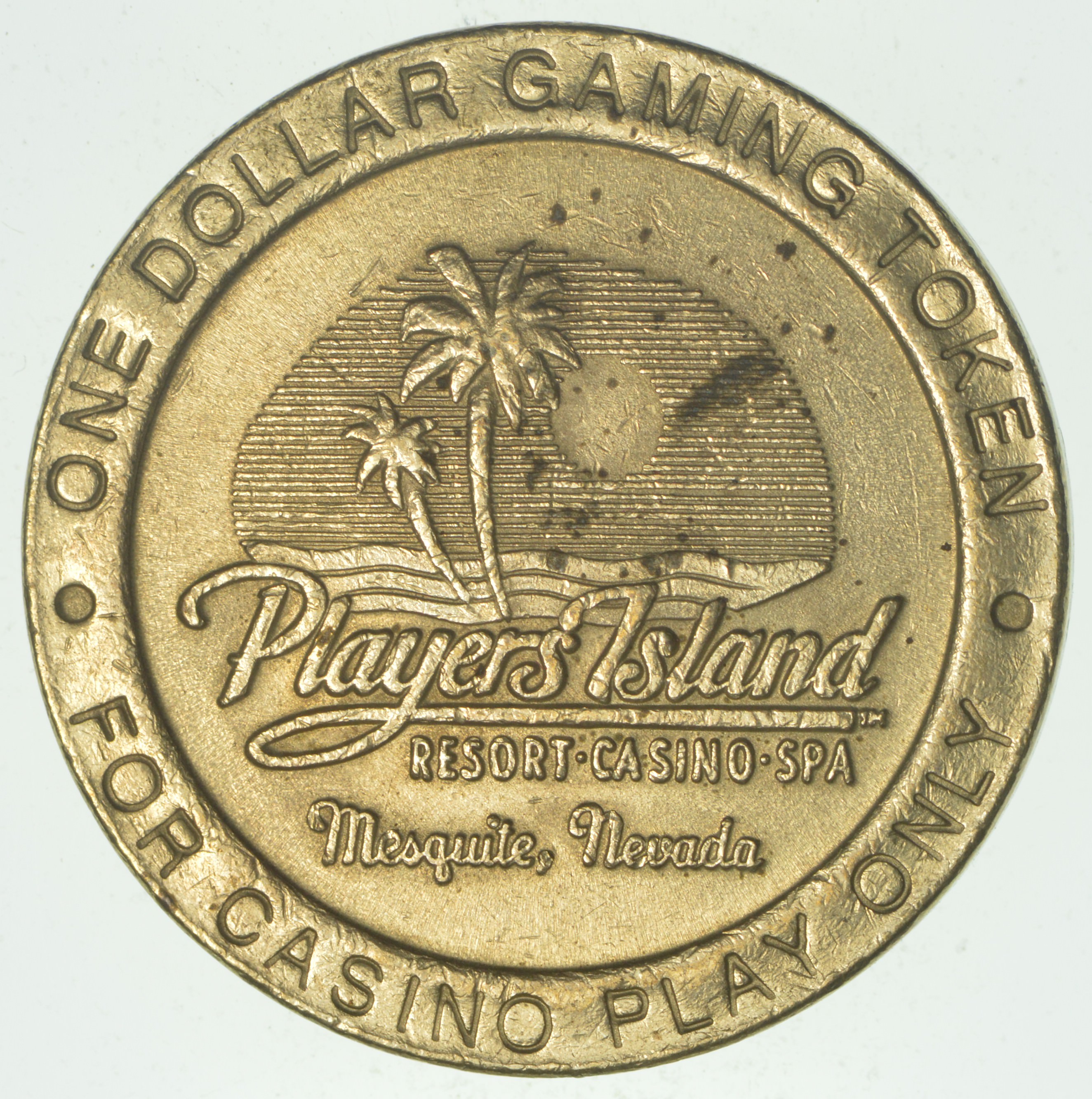 Collectible Players Island Casino Souvenir Token/Chip | Property Room