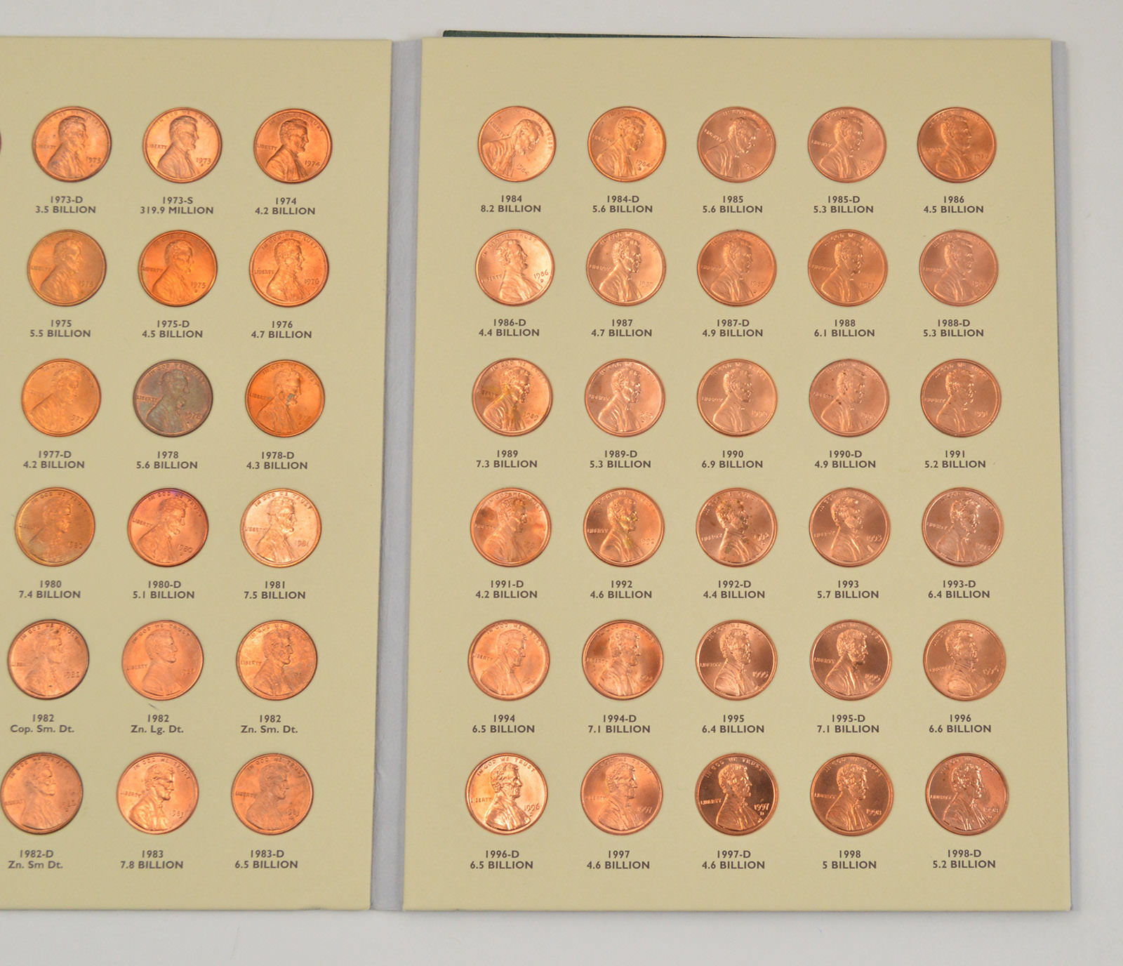 Collection of Memorial Lincoln Cents in Album - Great Starter ...