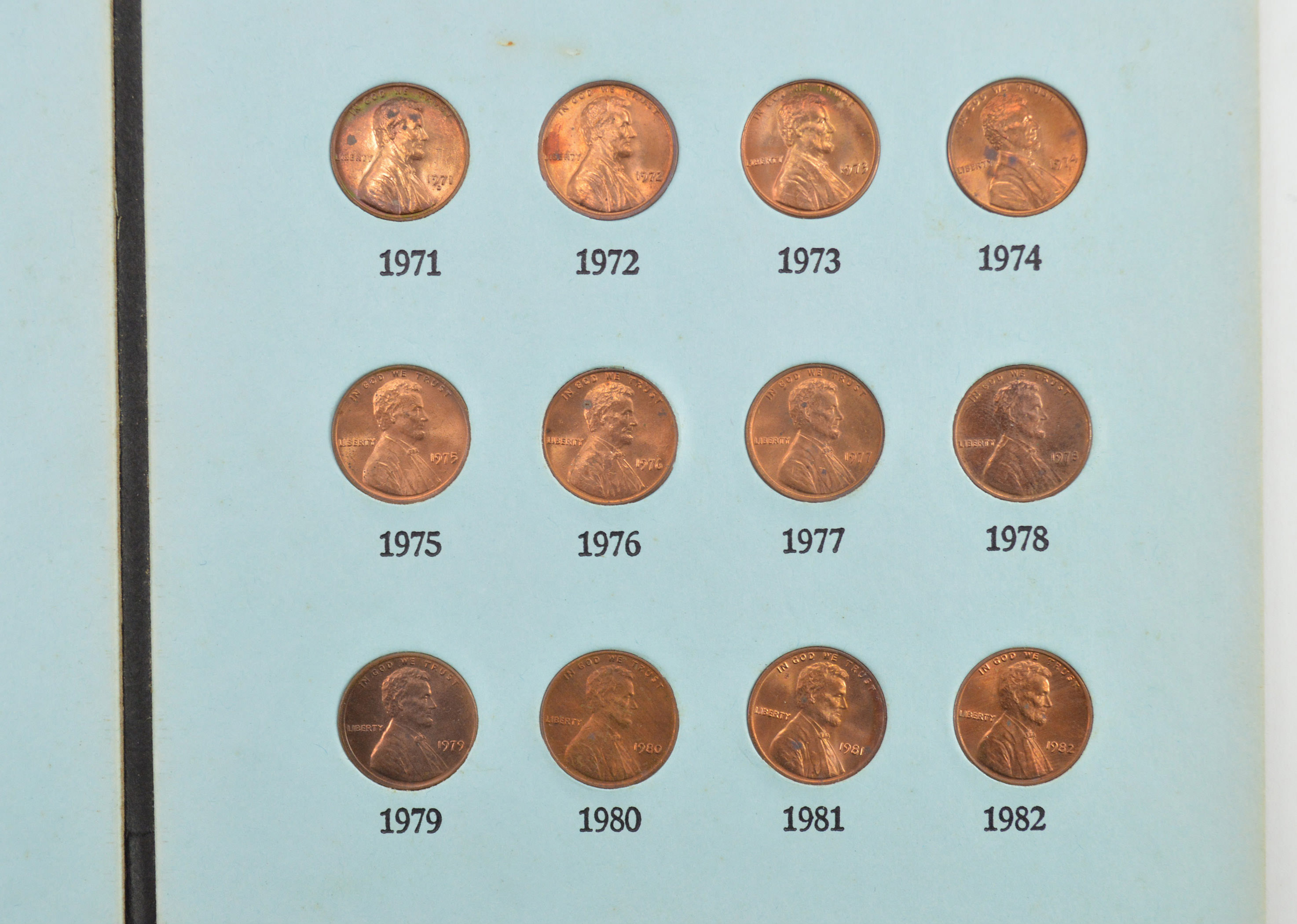 Collection of Memorial Lincoln Cents in Album - Great Starter ...