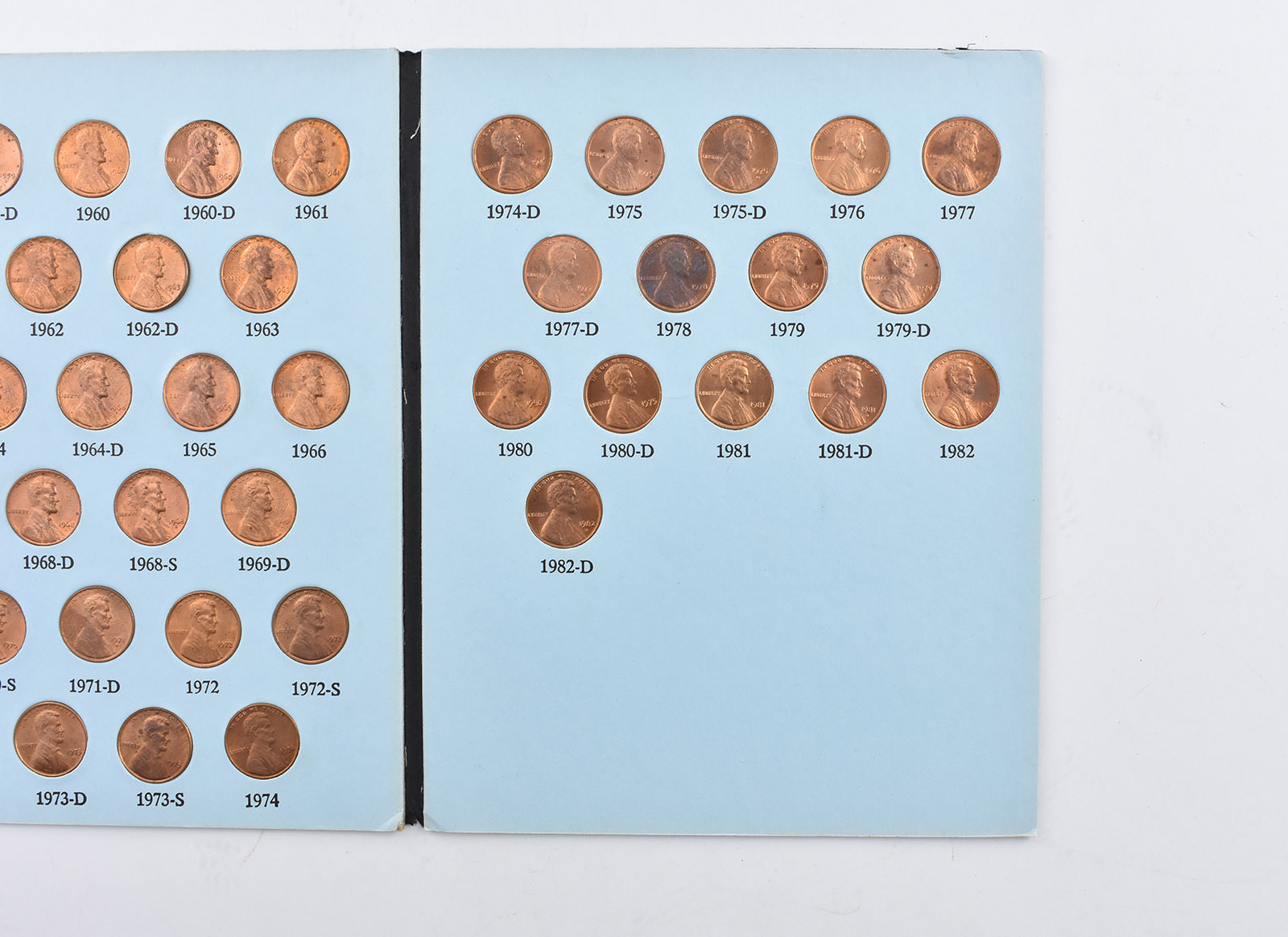 Collection of Memorial Lincoln Cents in Album - Great Starter ...