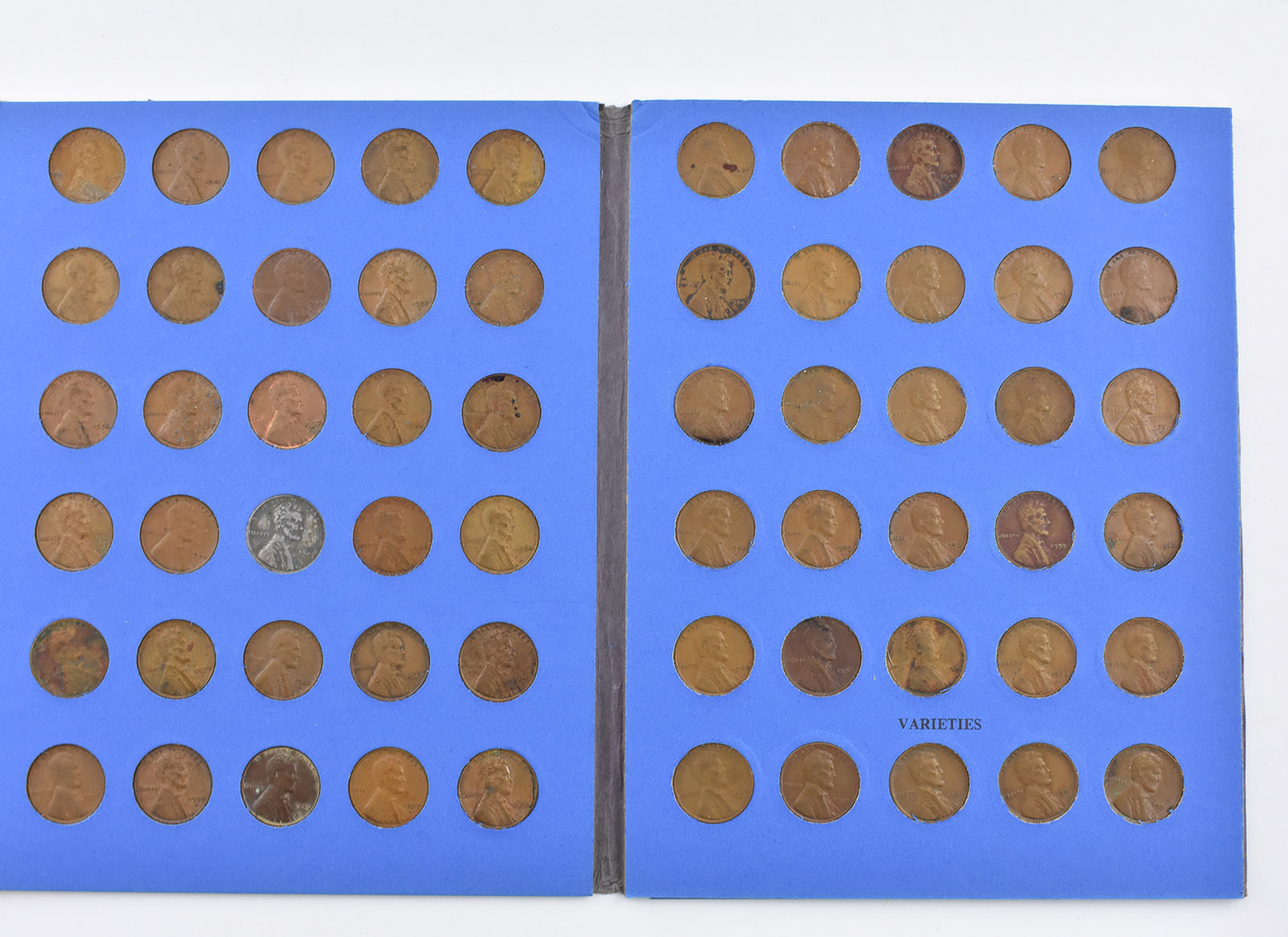 Collection of Memorial Lincoln Cents in Album - Great Starter ...