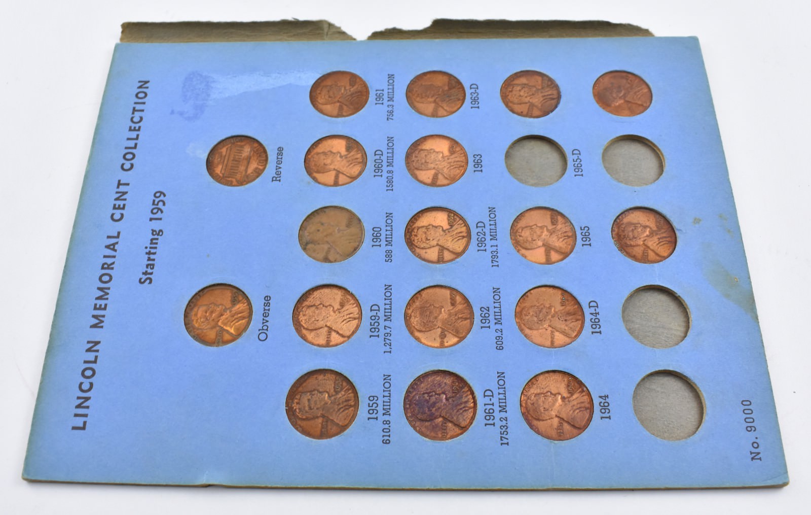 Collection of Memorial Lincoln Cents in Album - Great Starter ...