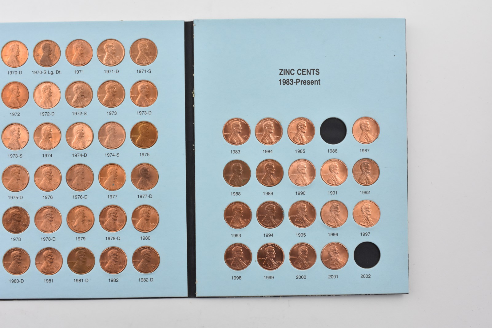 Collection of Memorial Lincoln Cents in Album - Great Starter ...
