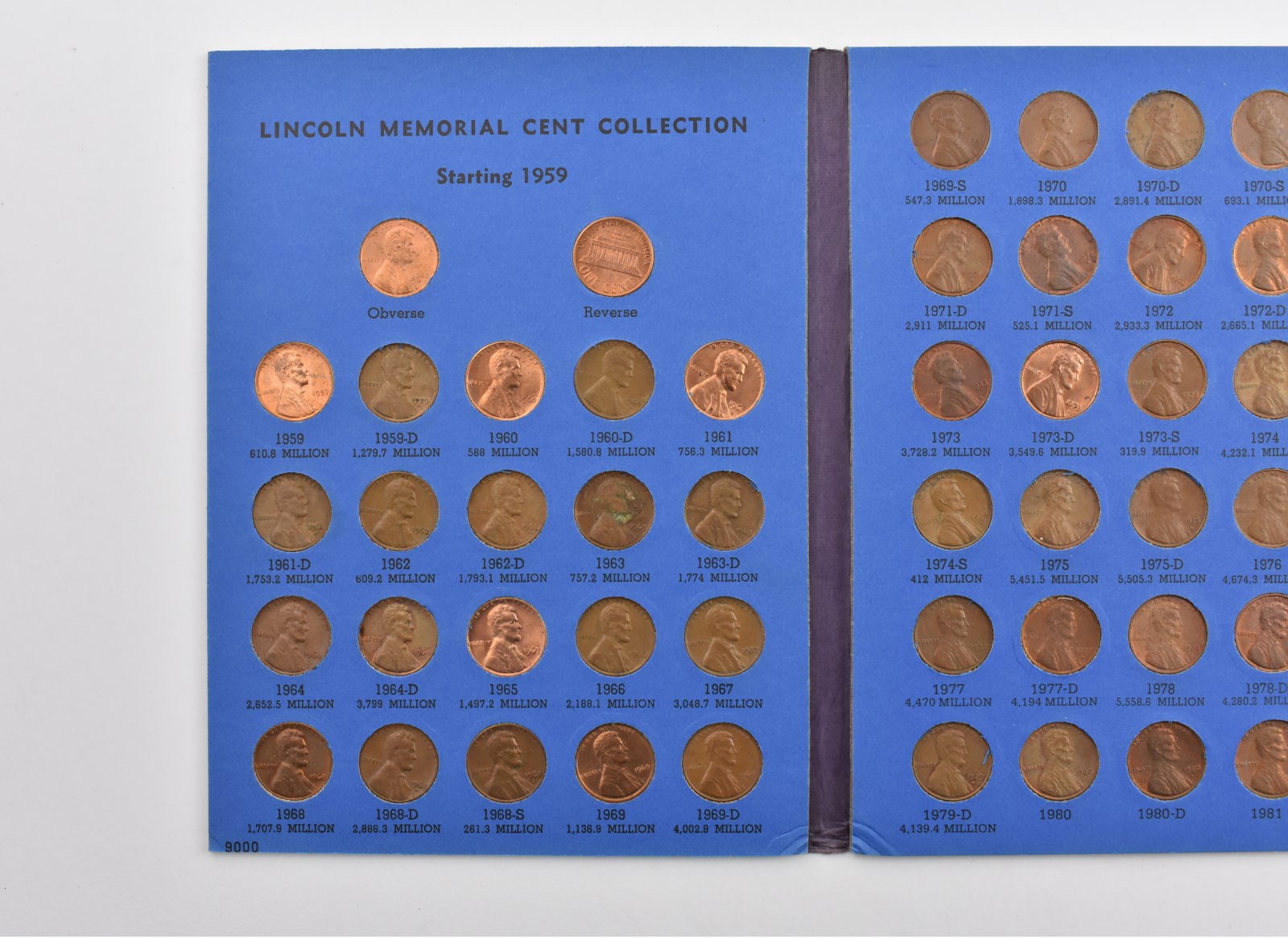 Collection of Memorial Lincoln Cents in Album - Great Starter ...