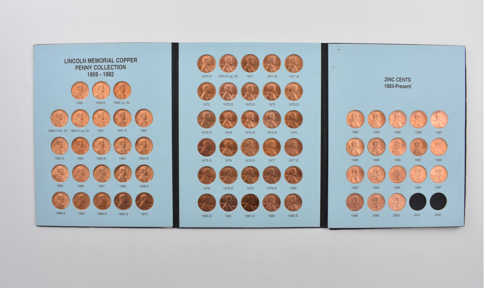 Collection of Memorial Lincoln Cents in Album - Great Starter ...