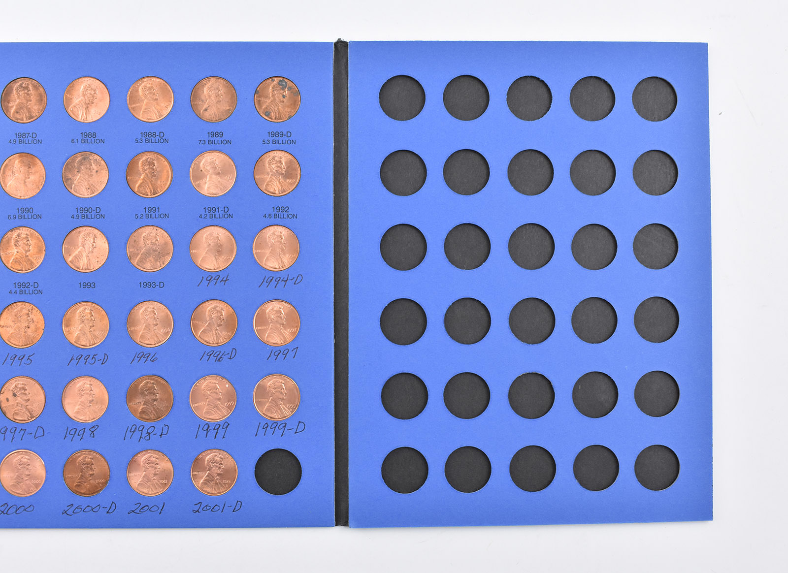 Collection of Memorial Lincoln Cents in Album - Great Starter ...