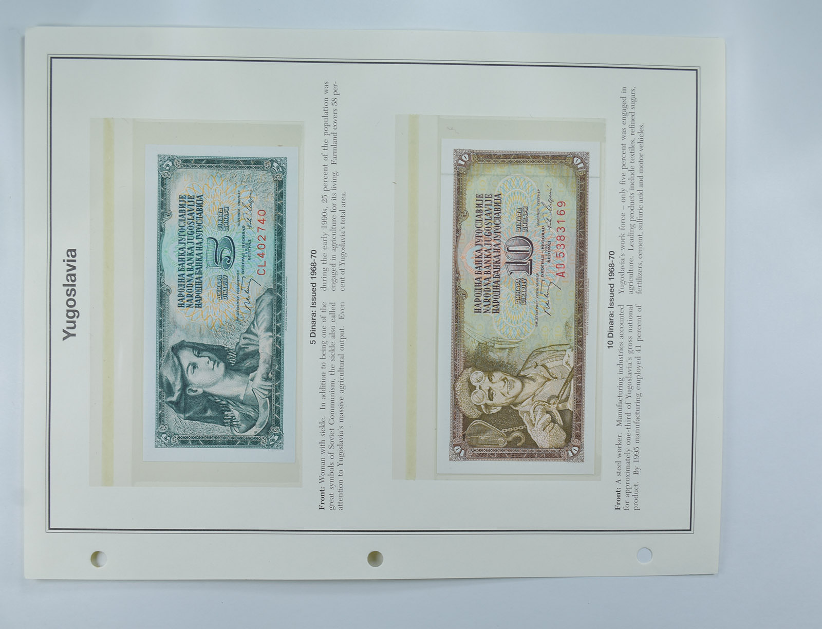 Colorful - Bank Note(s) from Yugoslavia - Interesting History ...