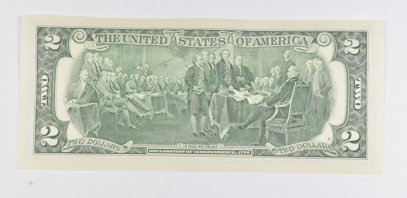 Colorized Unique Art 2003 $2 Note Jesus Christ | Property Room