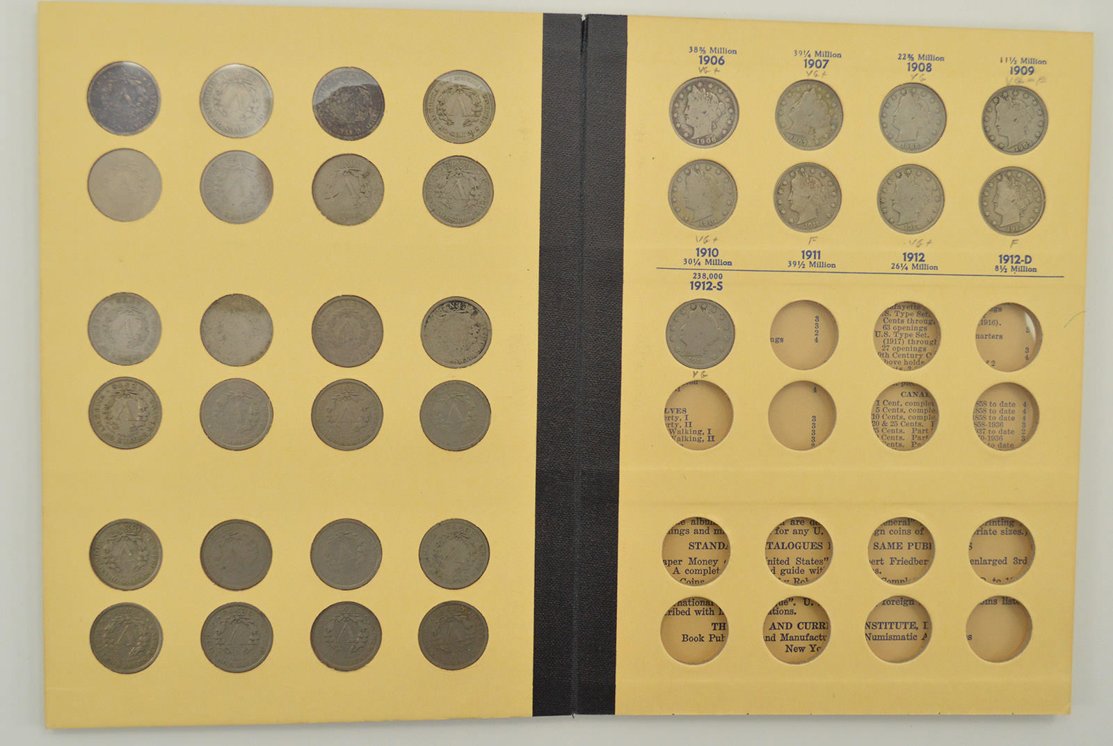 Complete Set - Liberty Head Nickel 1883-1912 Album | Property Room