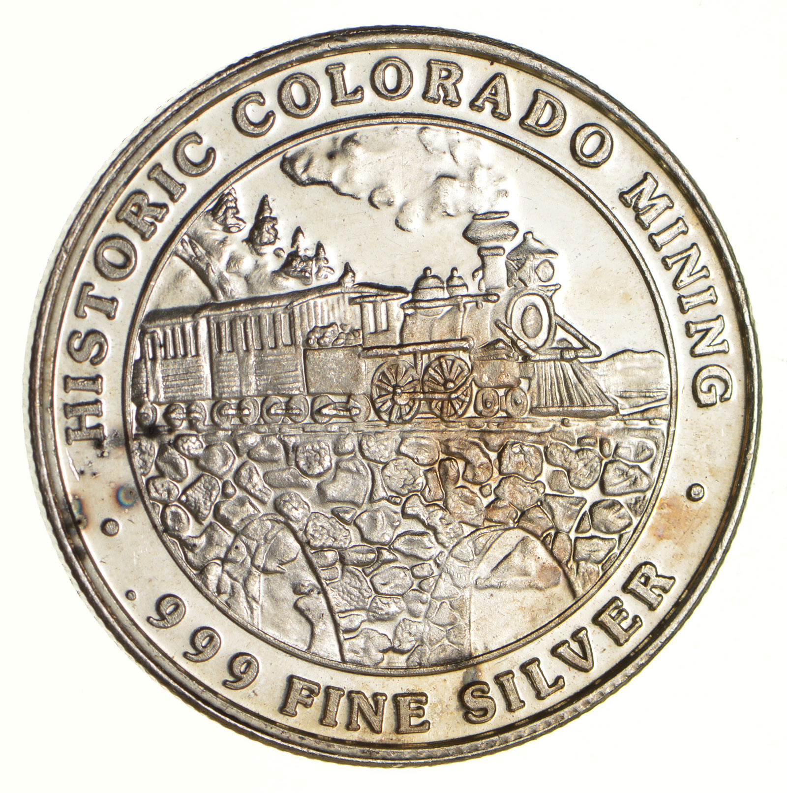 Cripple Creek Colorado 25.6 Grams .999 Fine Silver Casino Token ...