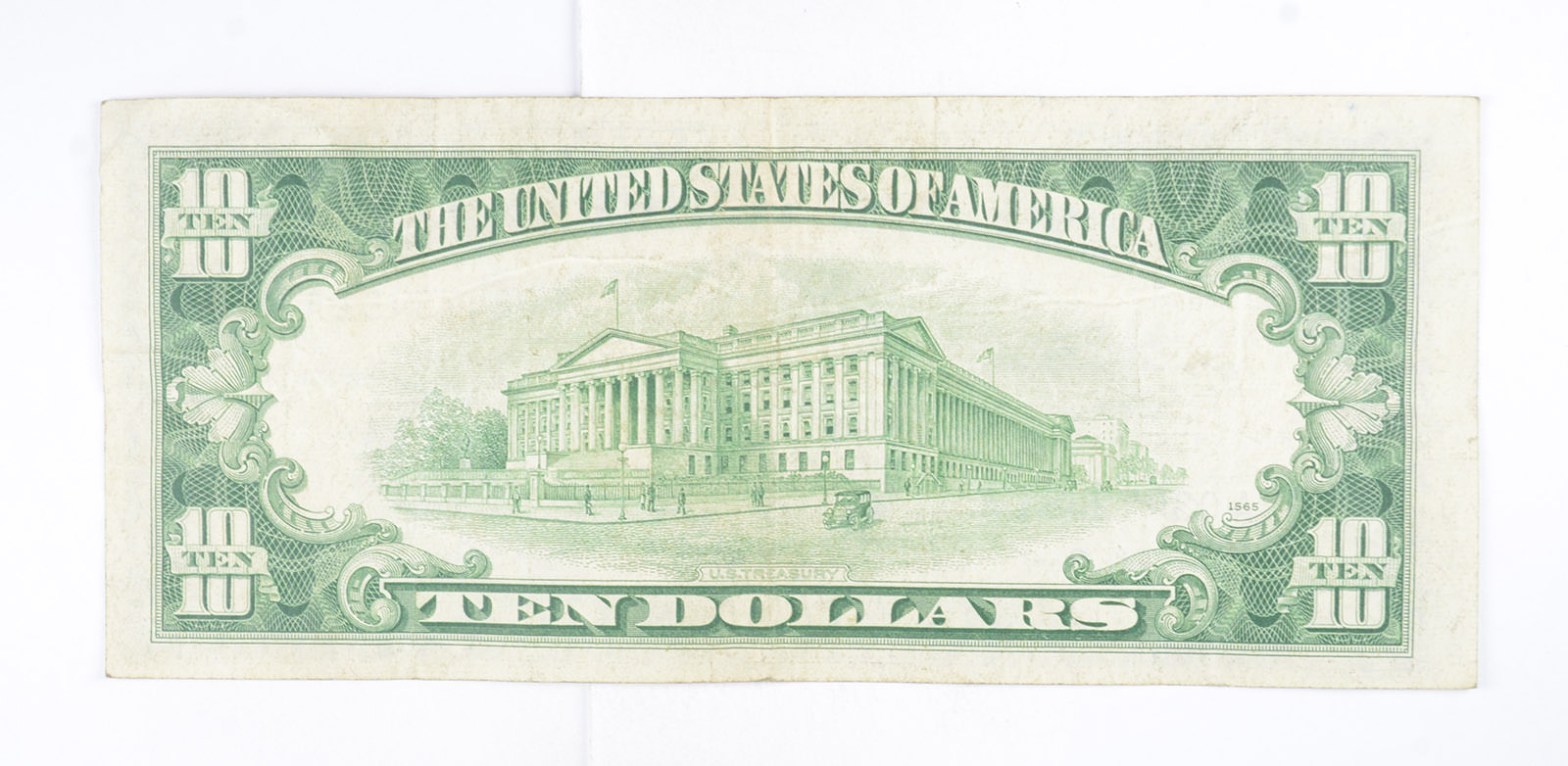 CRISP - 1953 SILVER CERTIFICATE - US $10 Note - Higher Grade | Property ...