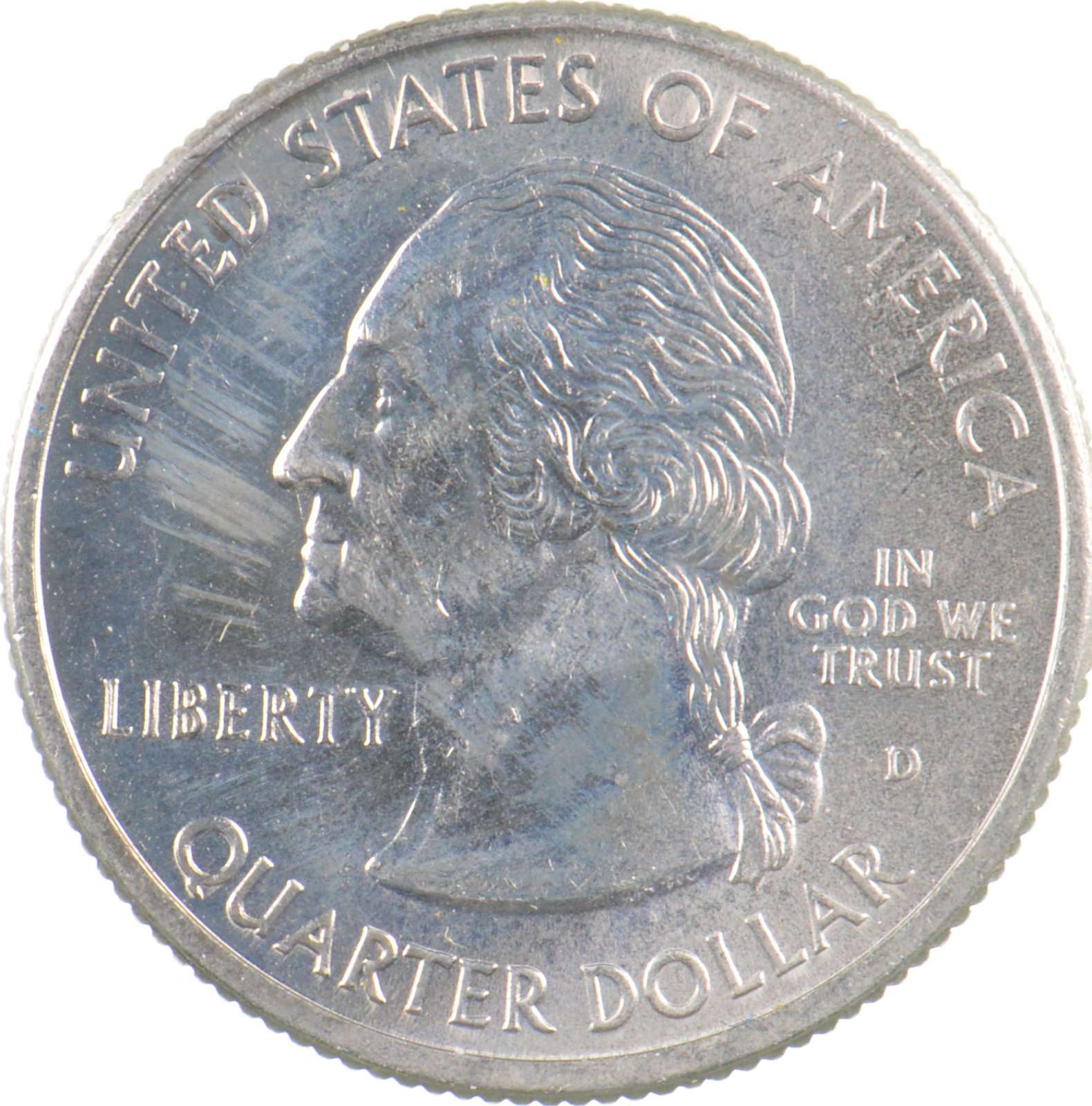 Custom - COLORIZED - 1999-D Georgia State Quarter - High Collectible ...