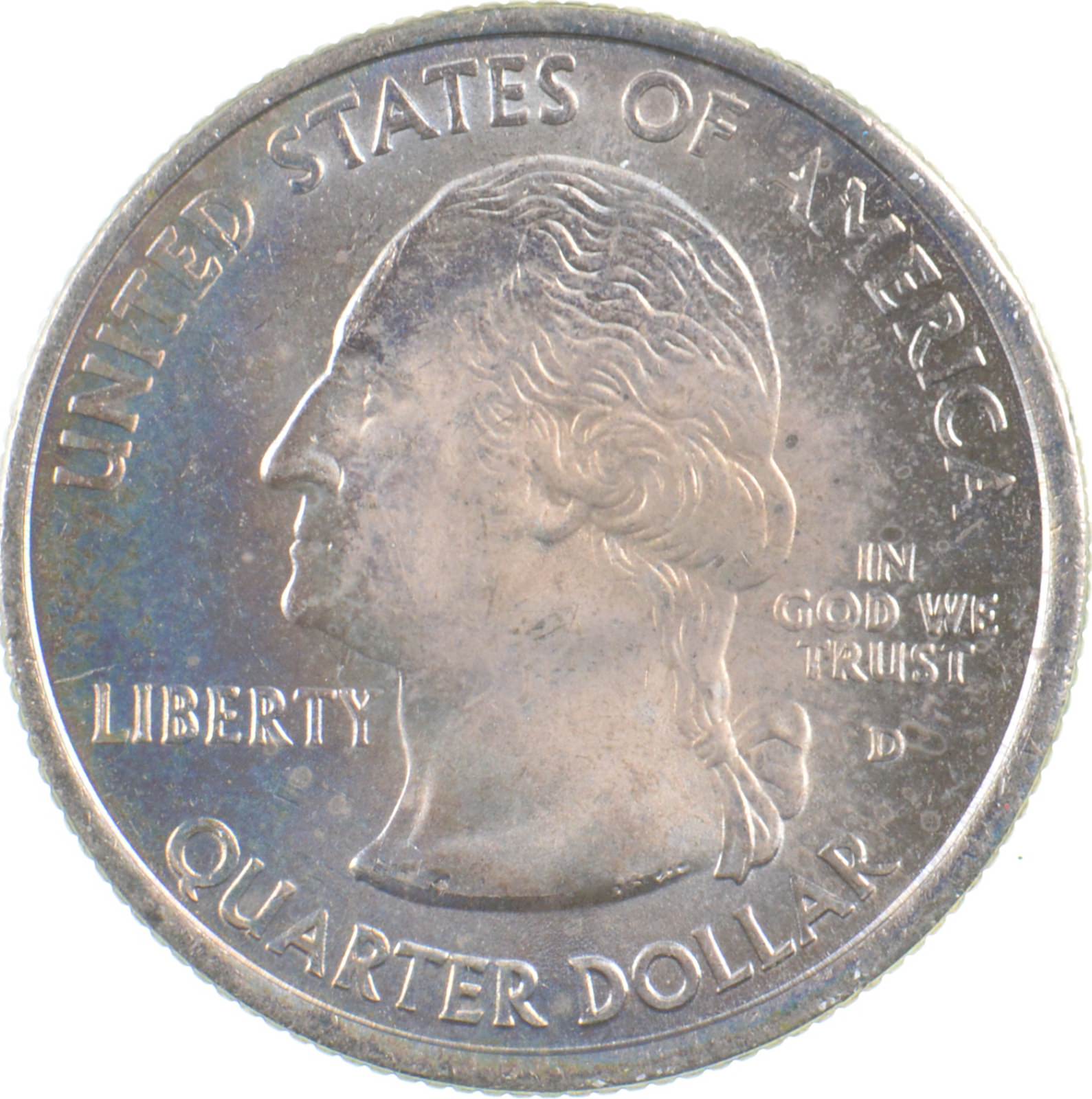 Custom - COLORIZED - 2001-D North Carolina State Quarter - High ...