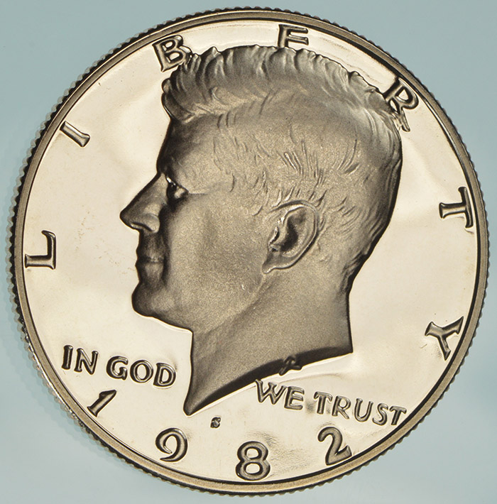 Deep Cameo PROOF 1982-S San Francisco Kennedy Half Dollar | Property Room