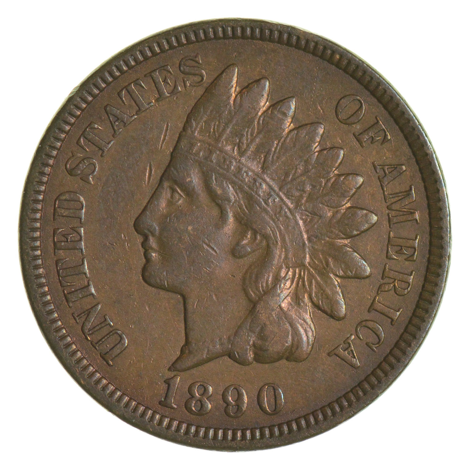 Detailed Liberty 1890 Indian Head Cent Great Condition Property Room detailed-liberty-1890-indian-head-cent-great-condition-property-room