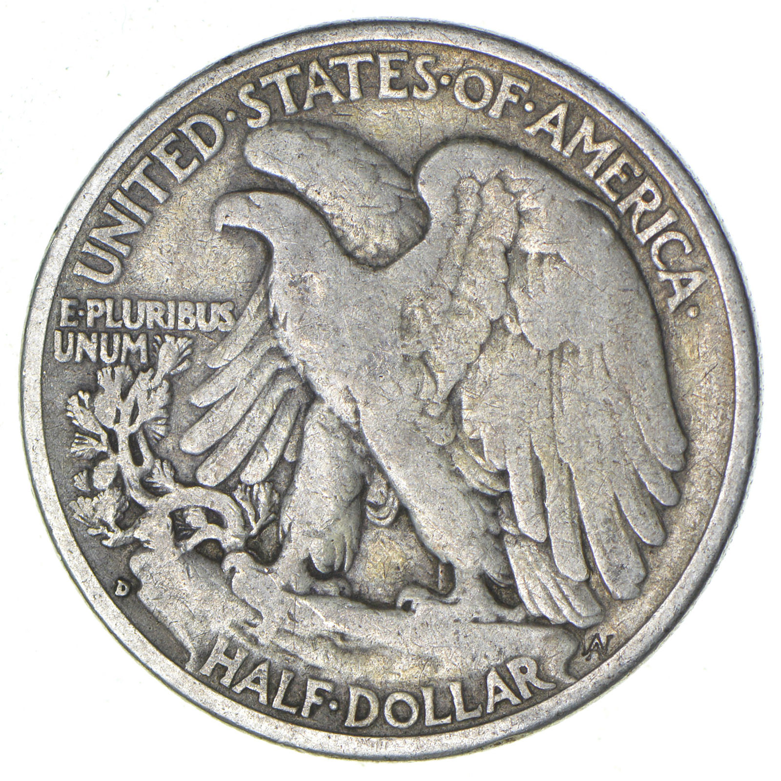 Difficult - 50c 1936-D Walking Liberty Half Dollar - Tough Mint Mark ...