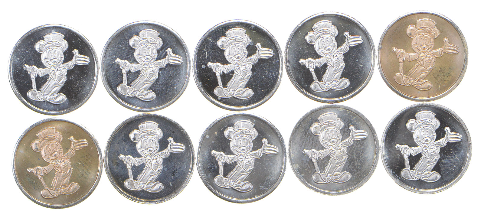 DISNEY - Lot of 10 Mickey Mouse Everyone's Favorite Mouse 1/20th Troy ...