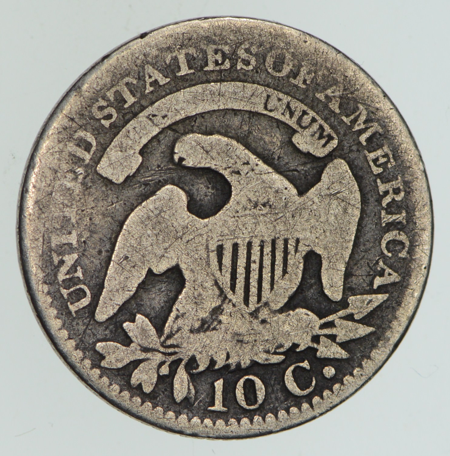 EARLY - 1820 - Capped Bust Dime - Eagle Reverse - TOUGH - US Type Coin ...