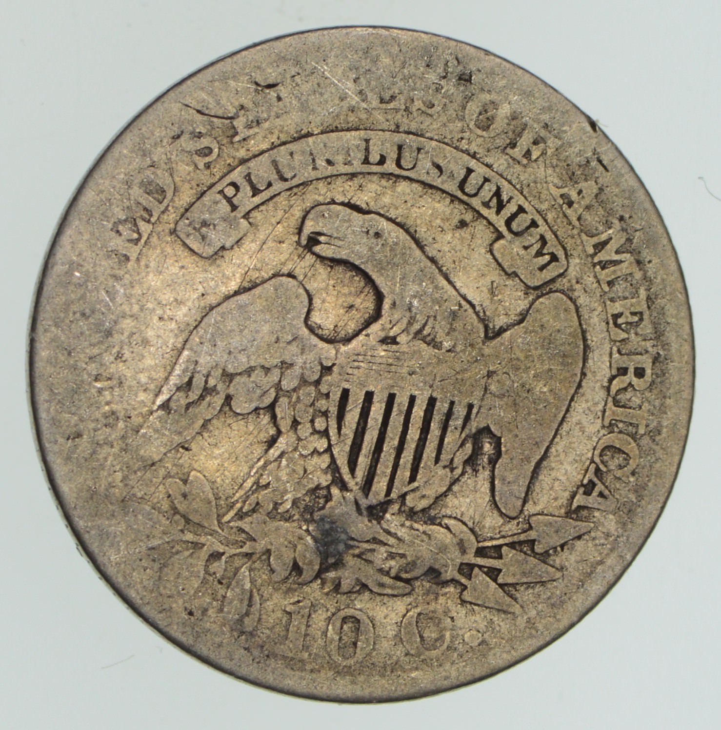 EARLY - 1827 - Capped Bust Dime - Eagle Reverse - TOUGH - US Type Coin ...