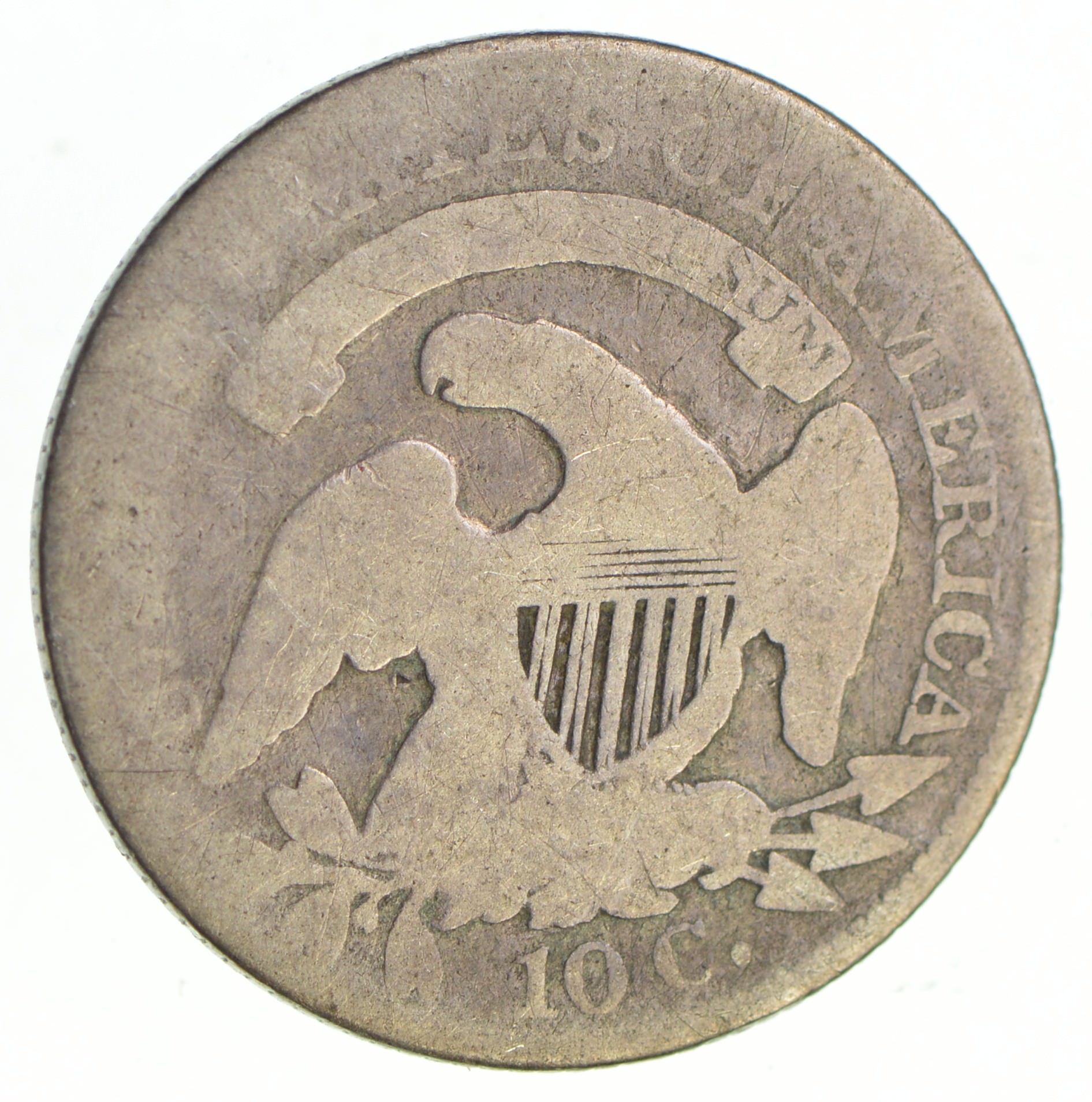 EARLY - 1835 - Capped Bust Dime - Eagle Reverse - TOUGH - US Type Coin ...