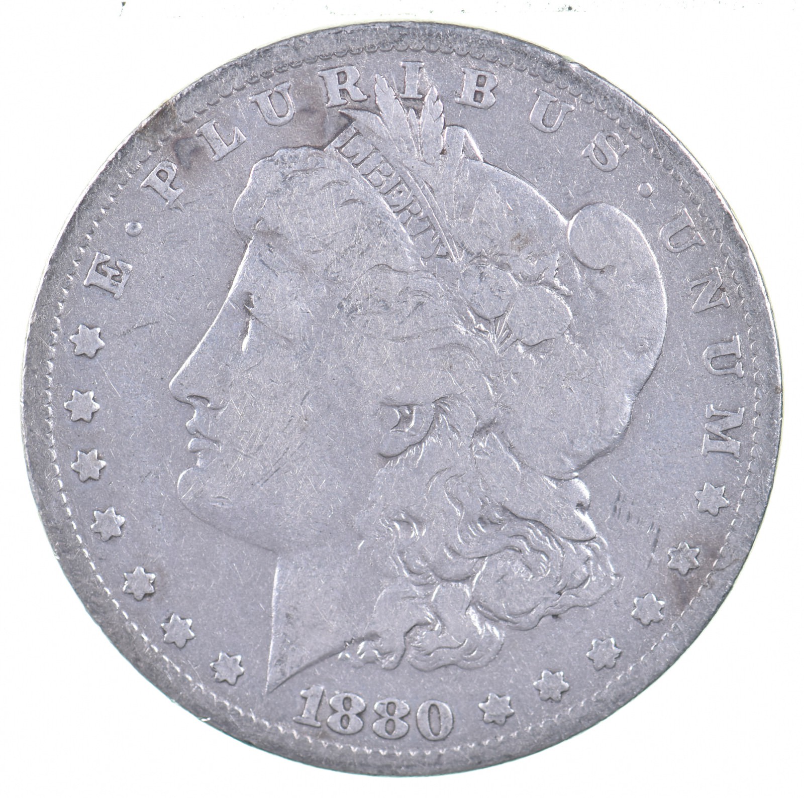 Early - 1880 Morgan Silver Dollar - 90% US Coin | Property Room