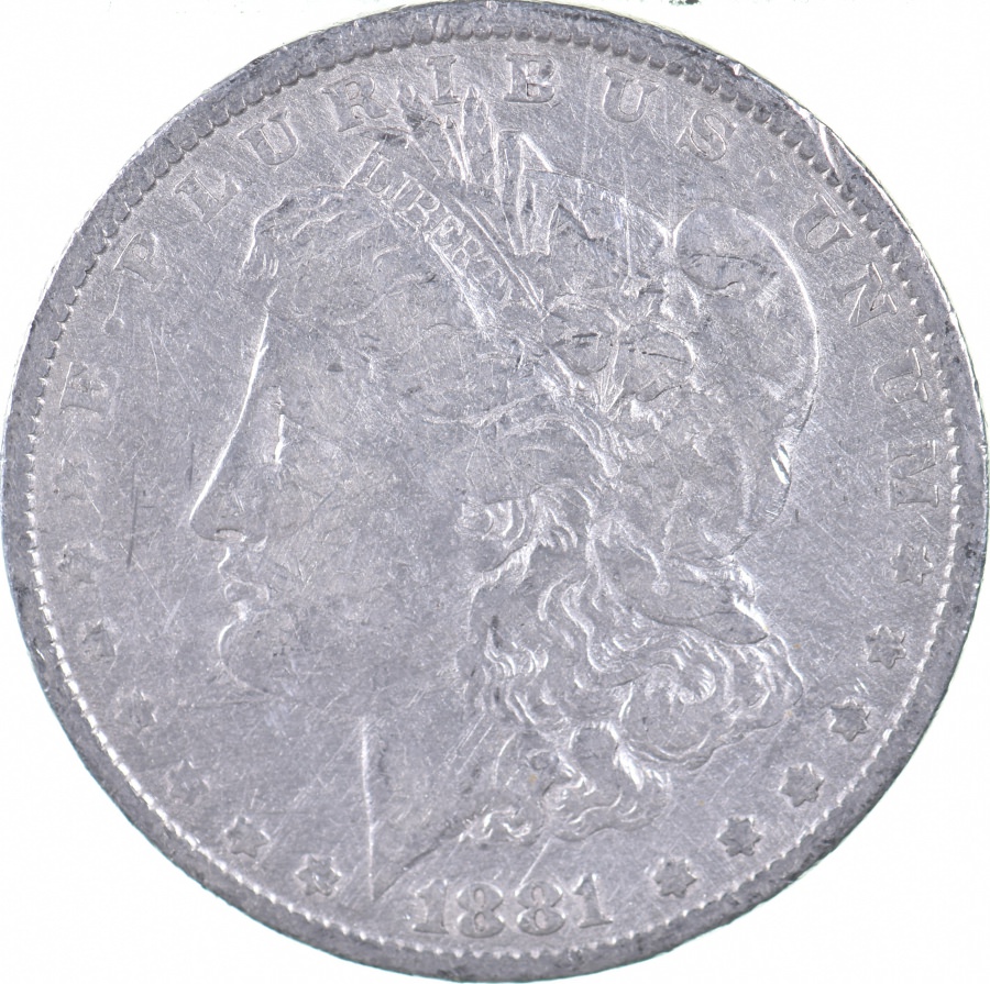 Early - 1881 Morgan Silver Dollar - 90% US Coin | Property Room