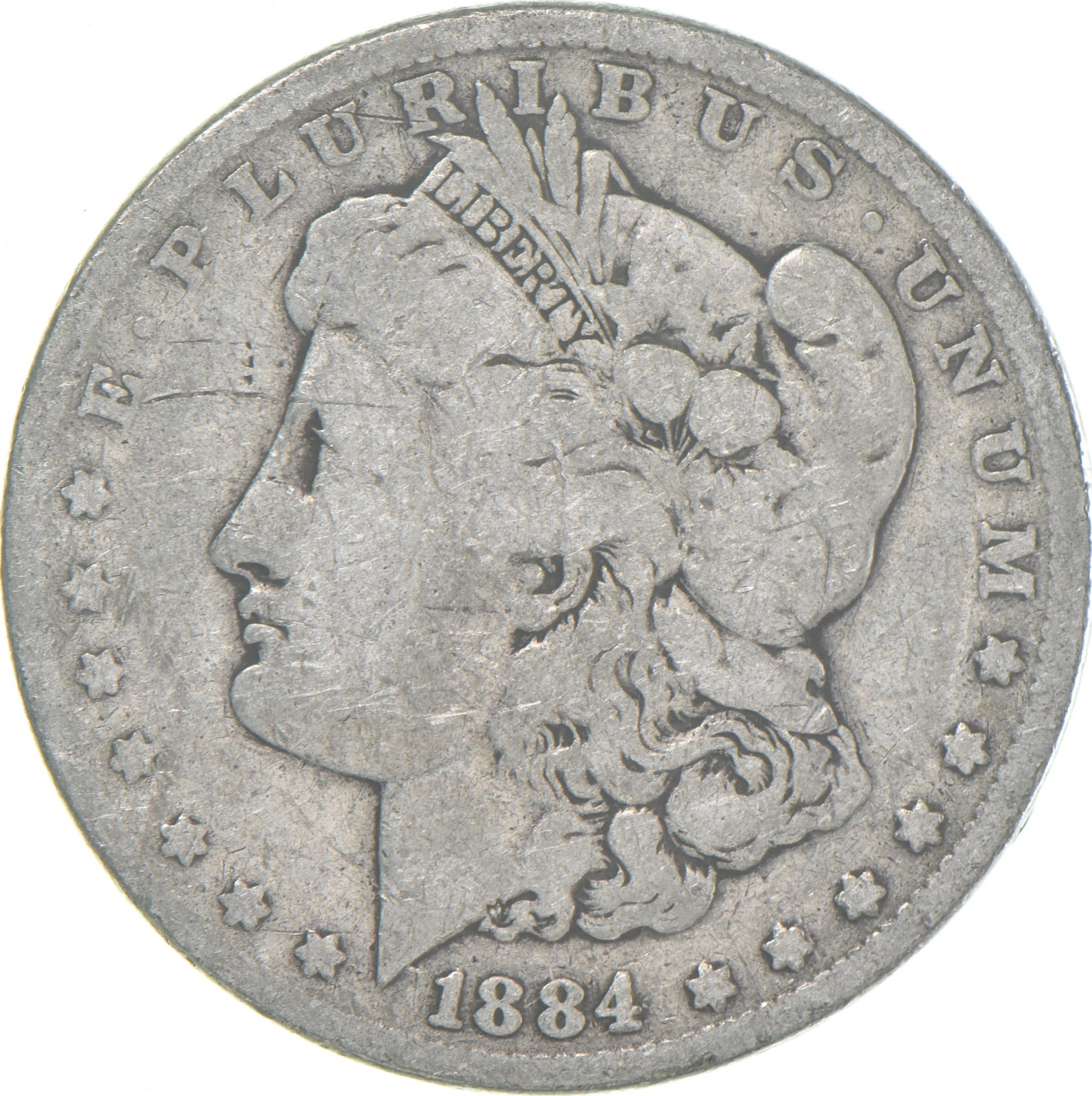 Early - 1884 Morgan Silver Dollar - 90% US Coin | Property Room