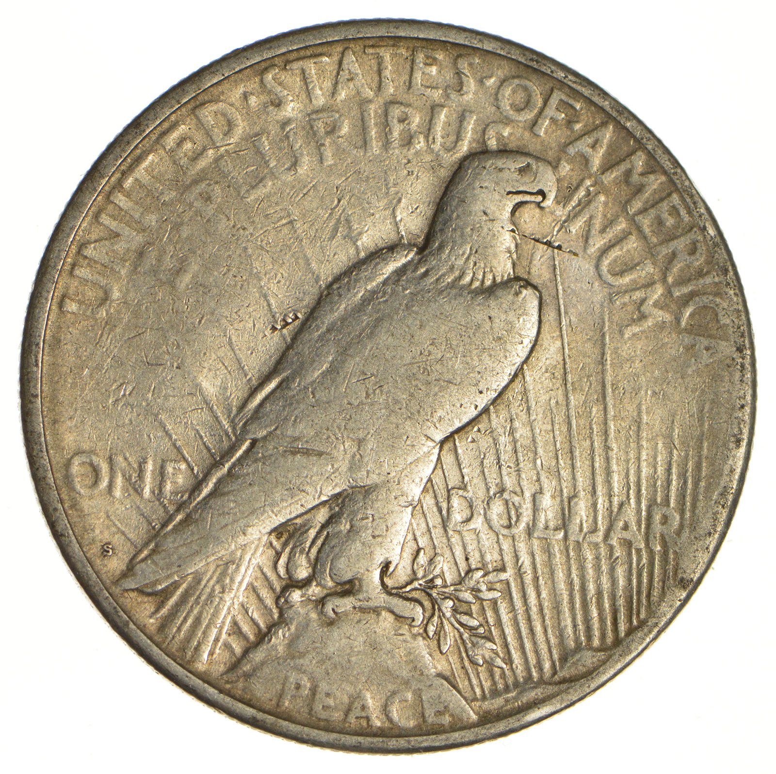 Early 1922 S Peace US Coin Silver Dollar 90 Eagle Reverse Property Room