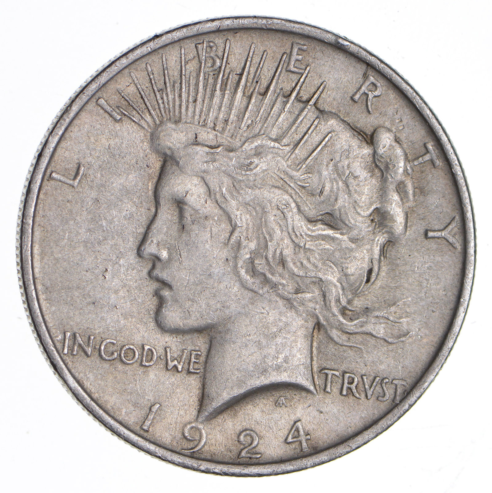 Early - 1924 - Peace Silver Dollar - 90% US Coin | Property Room