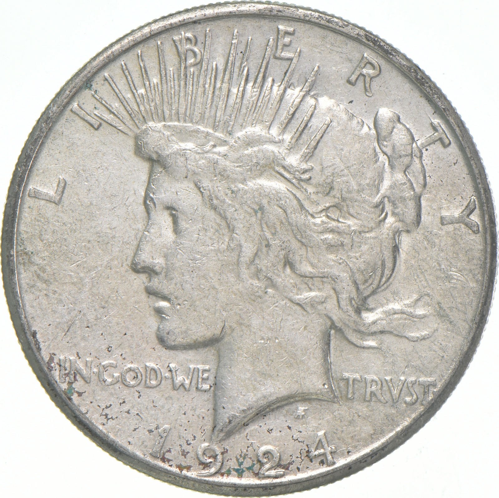 Early - 1924-S Peace Silver Dollar - 90% US Coin | Property Room