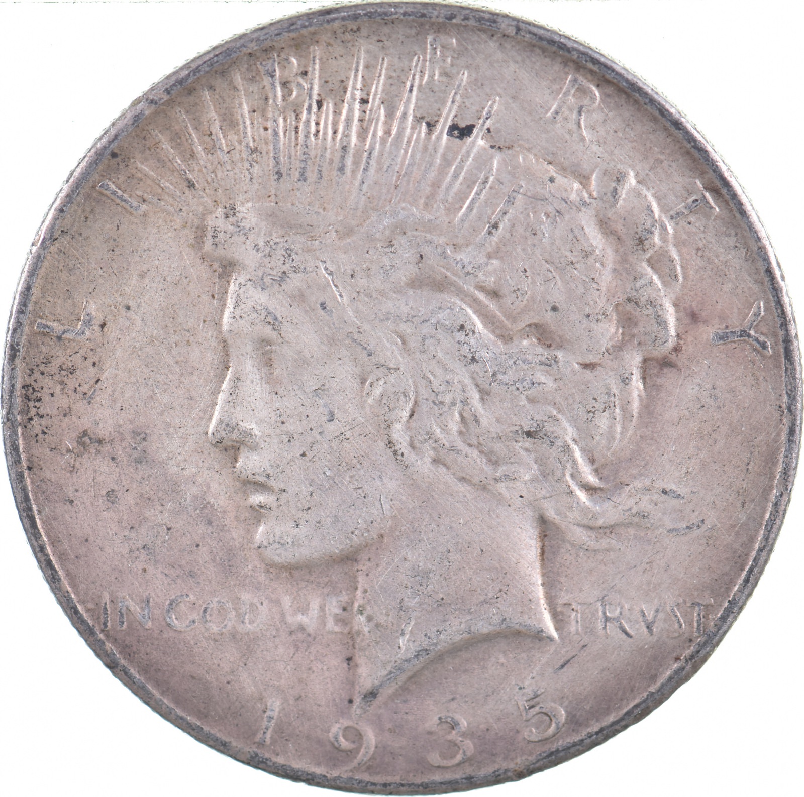 Early - 1935 Peace Silver Dollar - 90% US Coin | Property Room